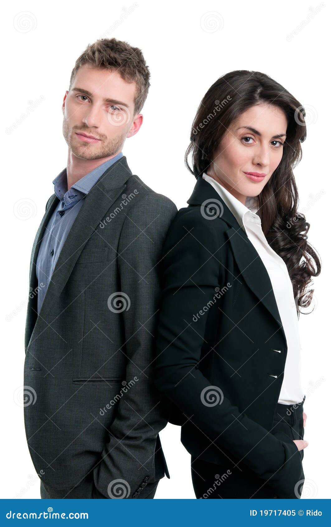Happy Proud Business Couple Stock Image - Image of professional, adult ...