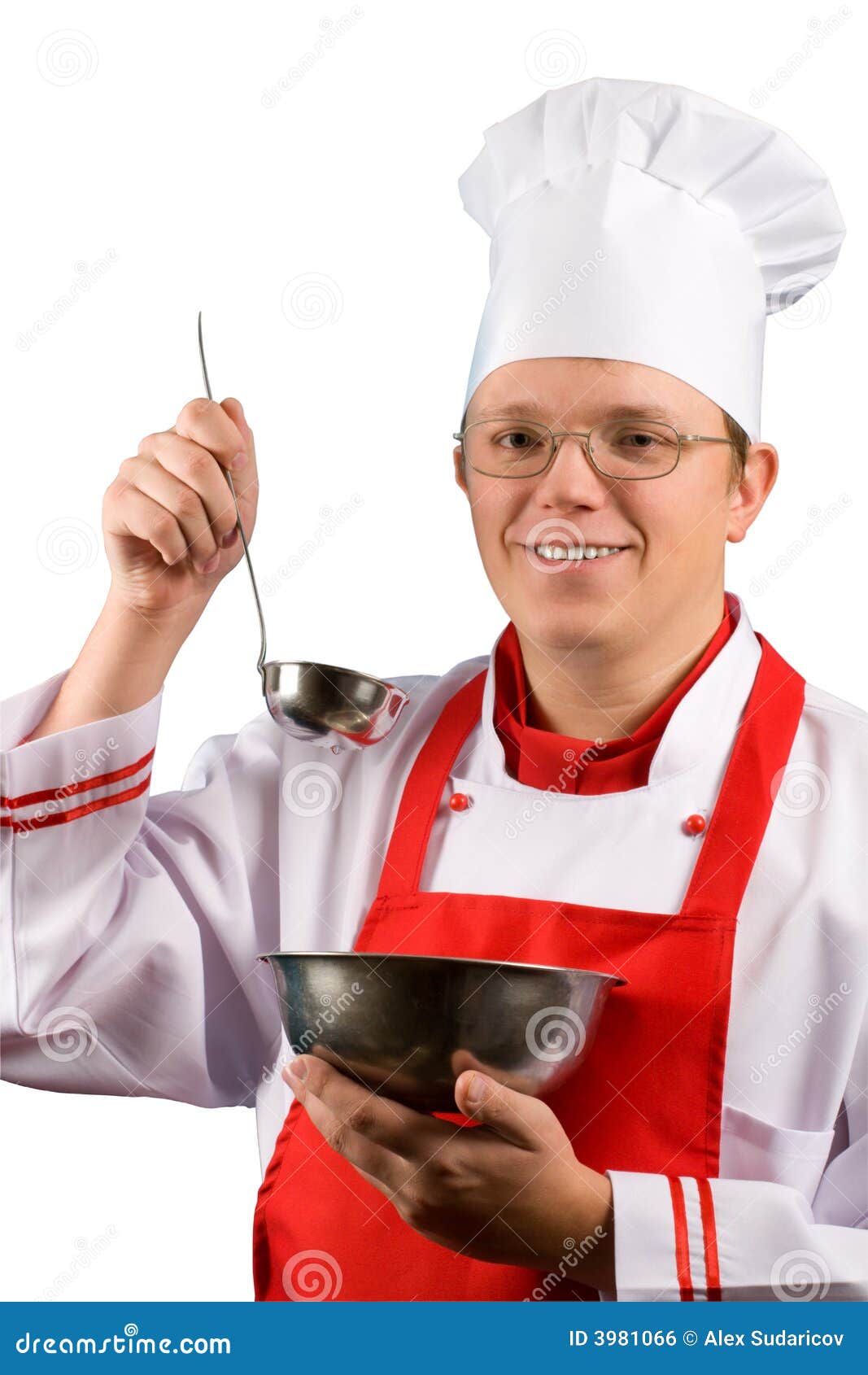 Happy Proud Chef stock photo. Image of service, hints - 3981066