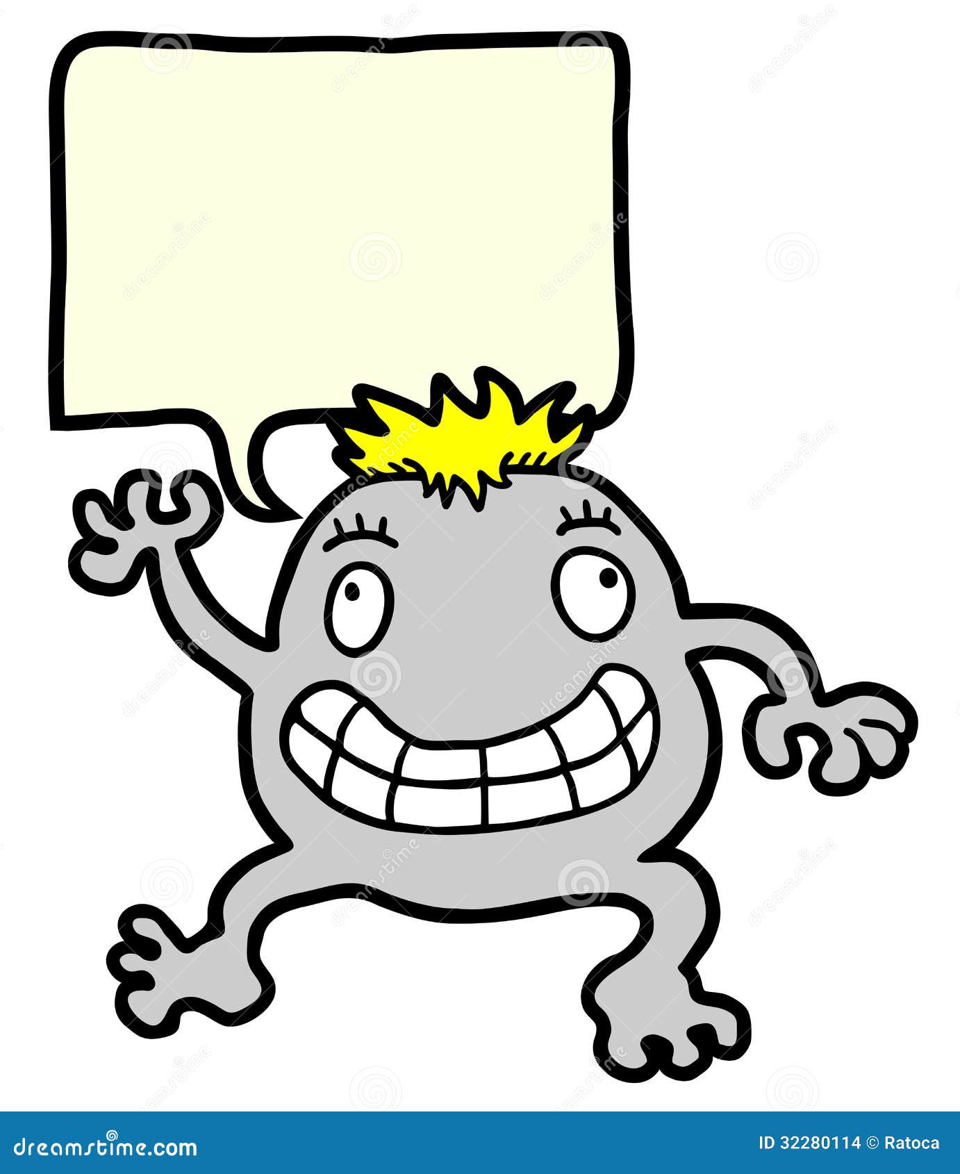 Happy puppet stock vector. Illustration of message, character - 32280114