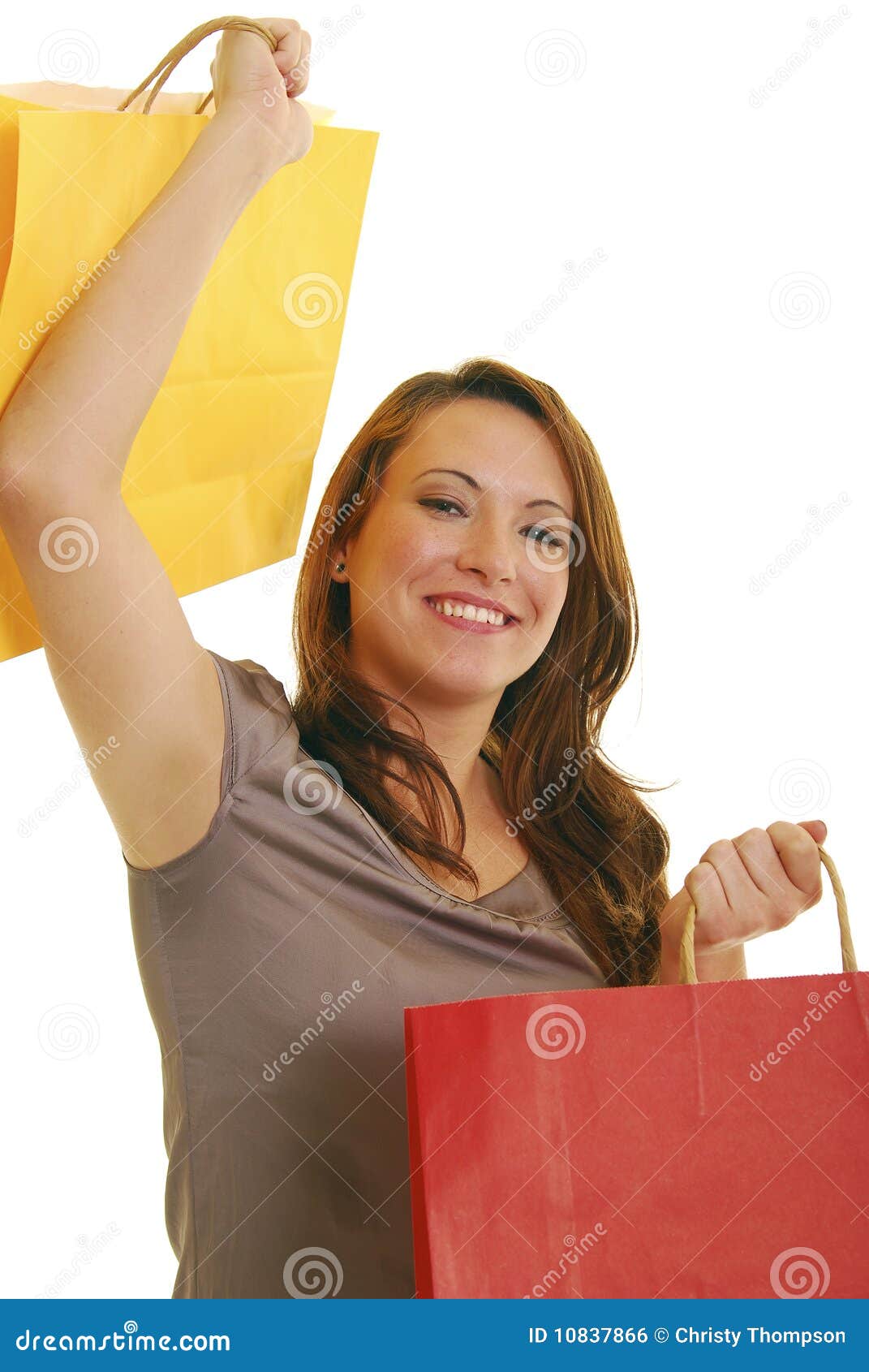 Happy with the purchases stock photo. Image of purchase - 10837866