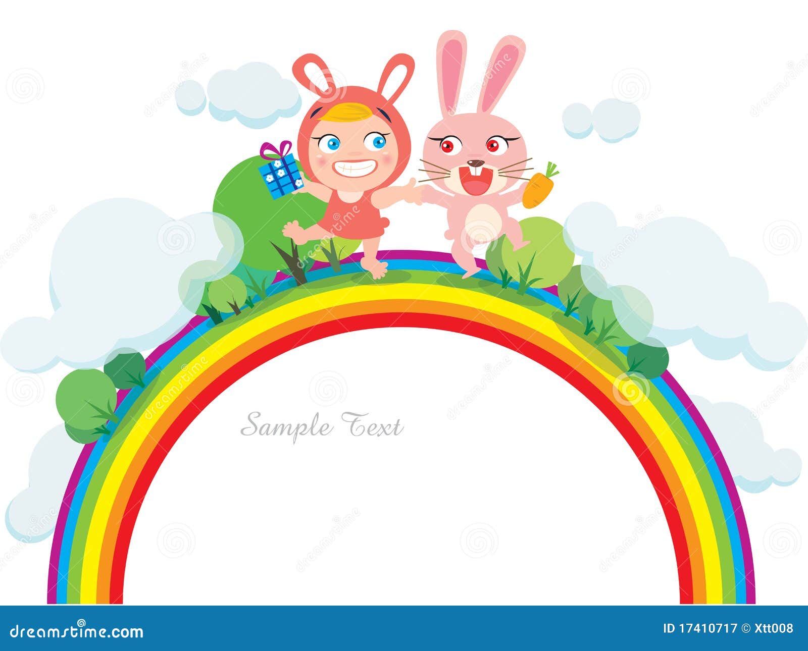 Happy Rabbit Dancing Celebrating The Internacional Dance Day Isolated ...