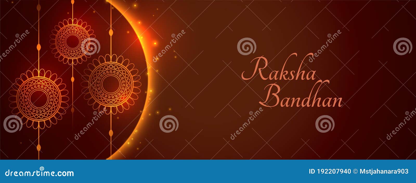 Happy Raksha Bandhan Wide Banner Greeting Shiny Design Stock Vector ... Happy Raksha Bandhan Wide Banner Greeting Shiny Design Stock Vector ...