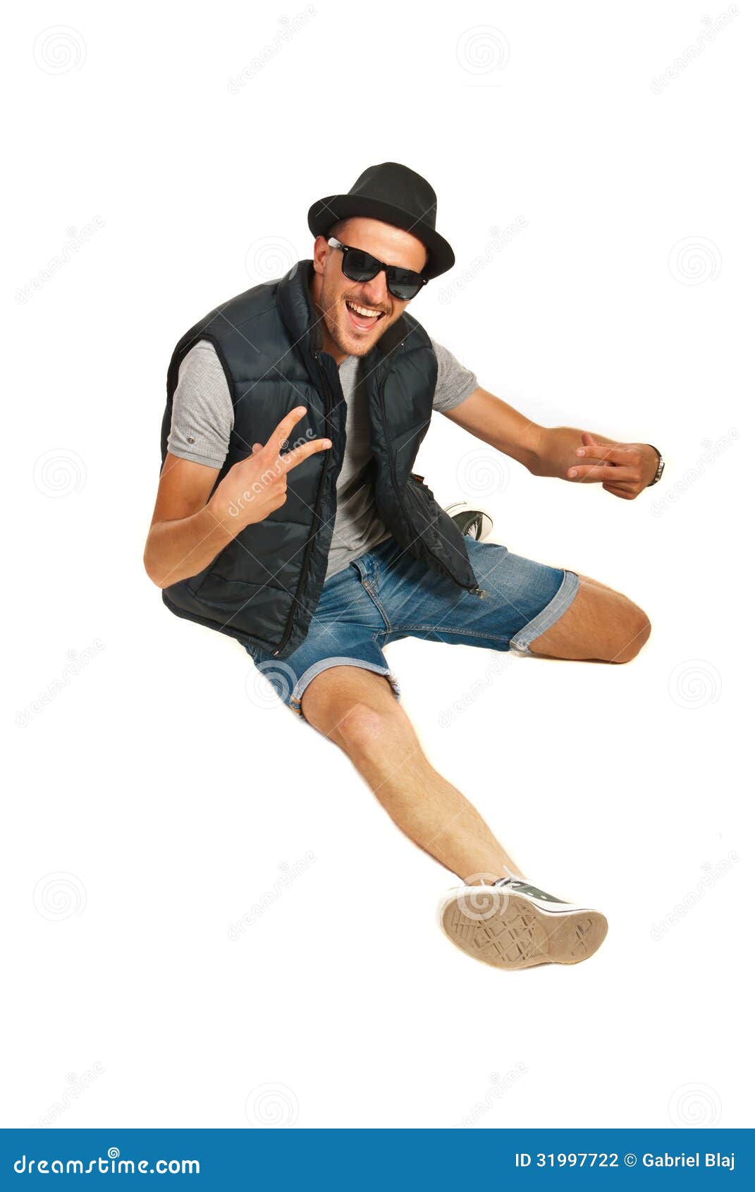 Happy Rapper Man Gesticulate Stock Photos - Free & Royalty-Free Stock ...