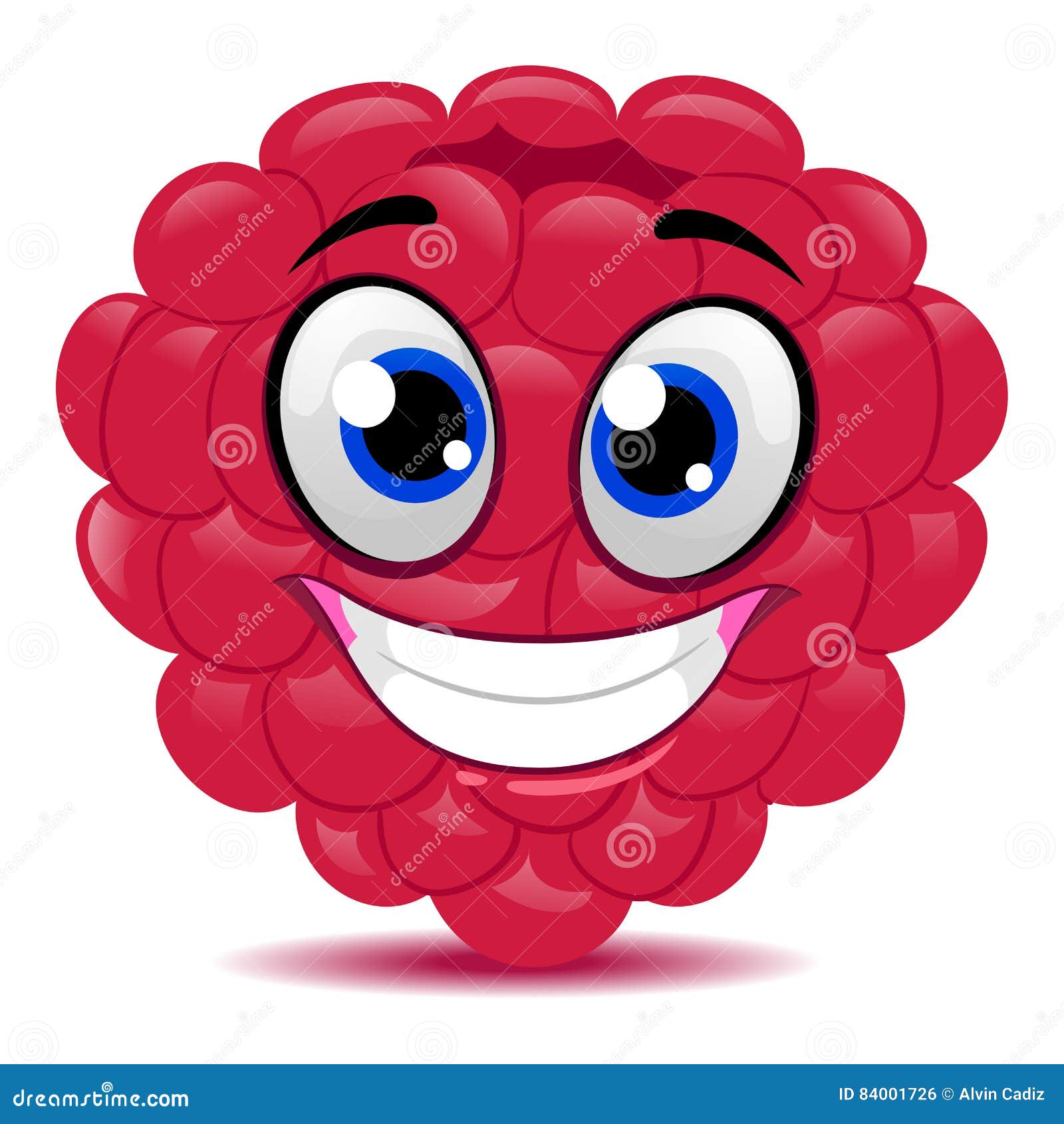 Happy Raspberry Mascot stock vector. Illustration of blackberry - 84001726