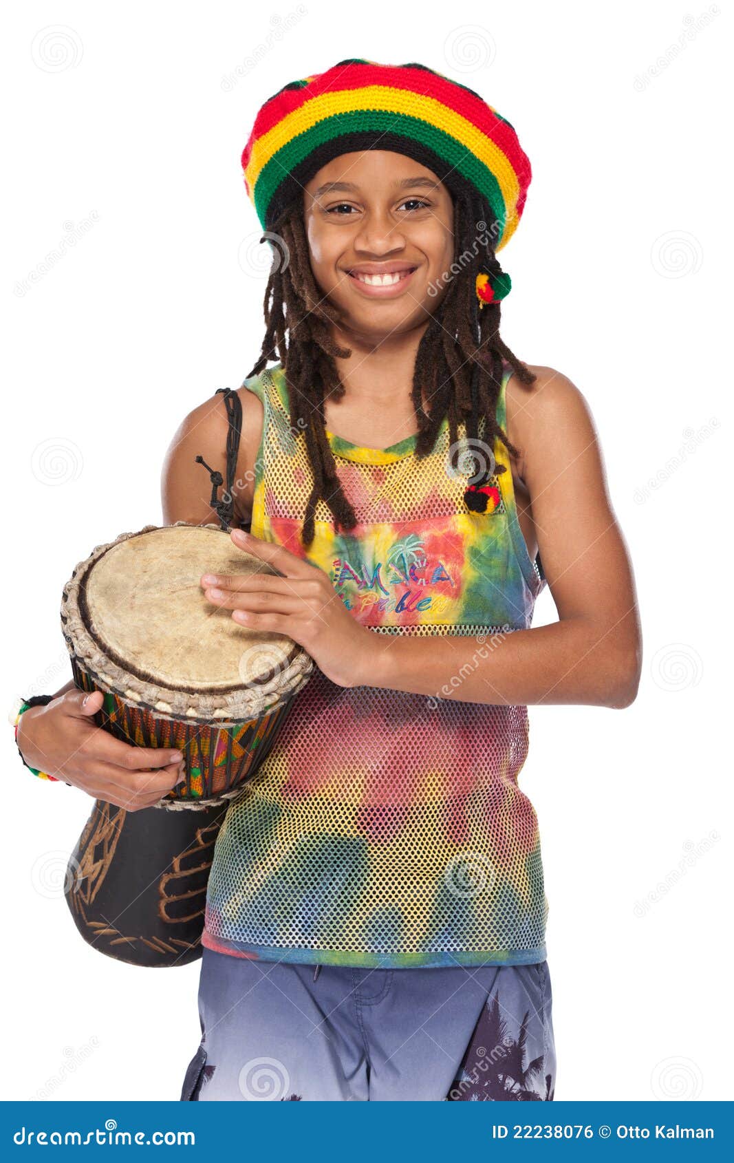 Happy rasta boy portrait stock photo. Image of bang, colorful - 22238076