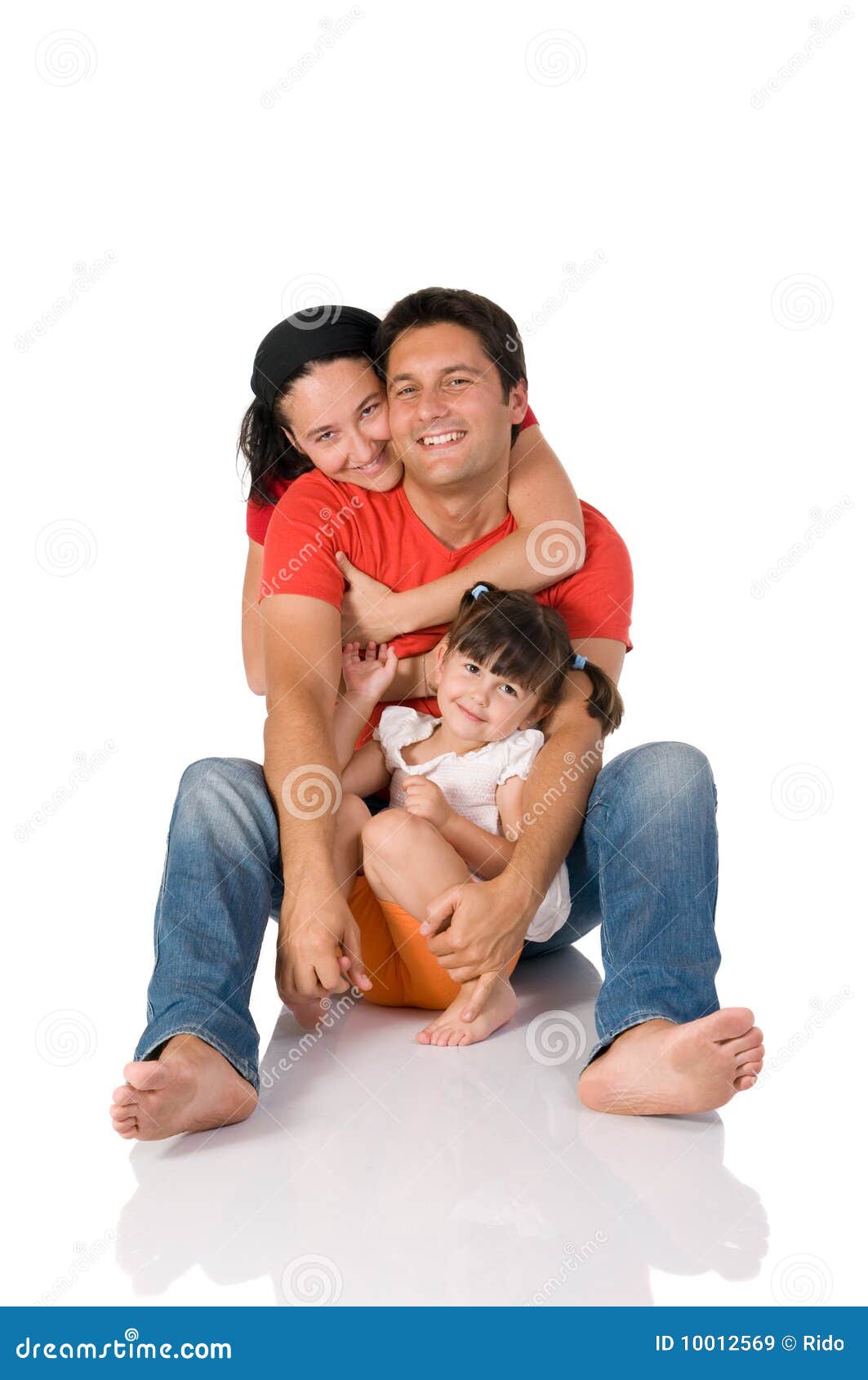 Happy real family embrace stock image. Image of play - 10012569