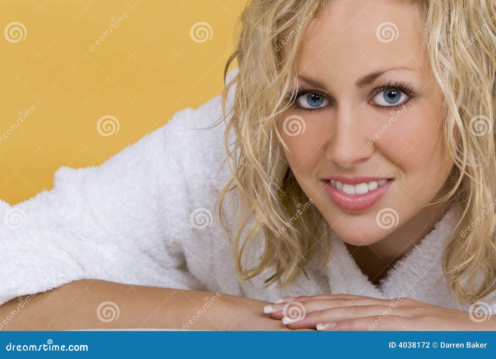 Happy Relaxation stock photo. Image of smile, blonde, gorgeous - 4038172