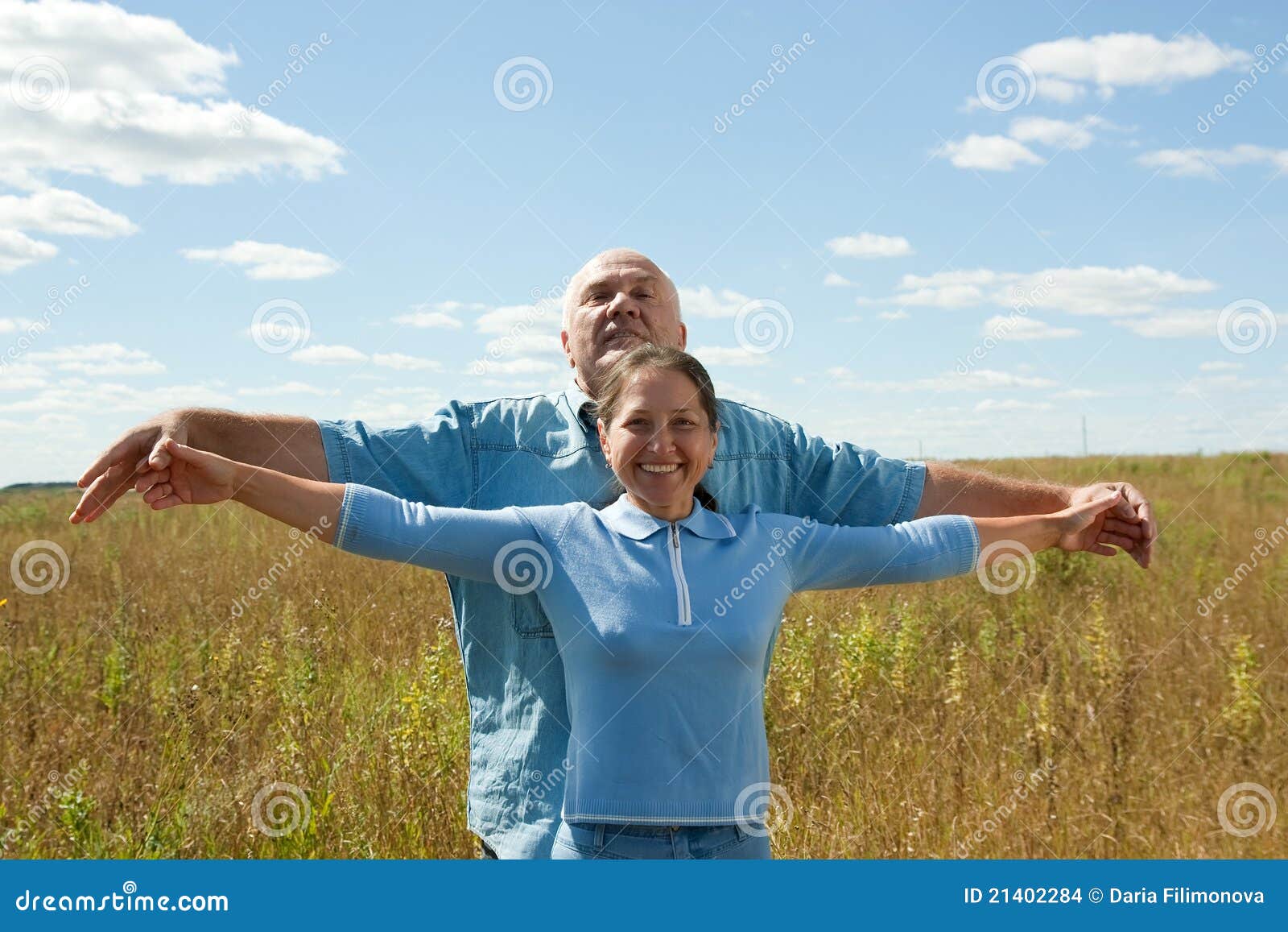 Happy Retired Couple stock photo. Image of female, married - 21402284