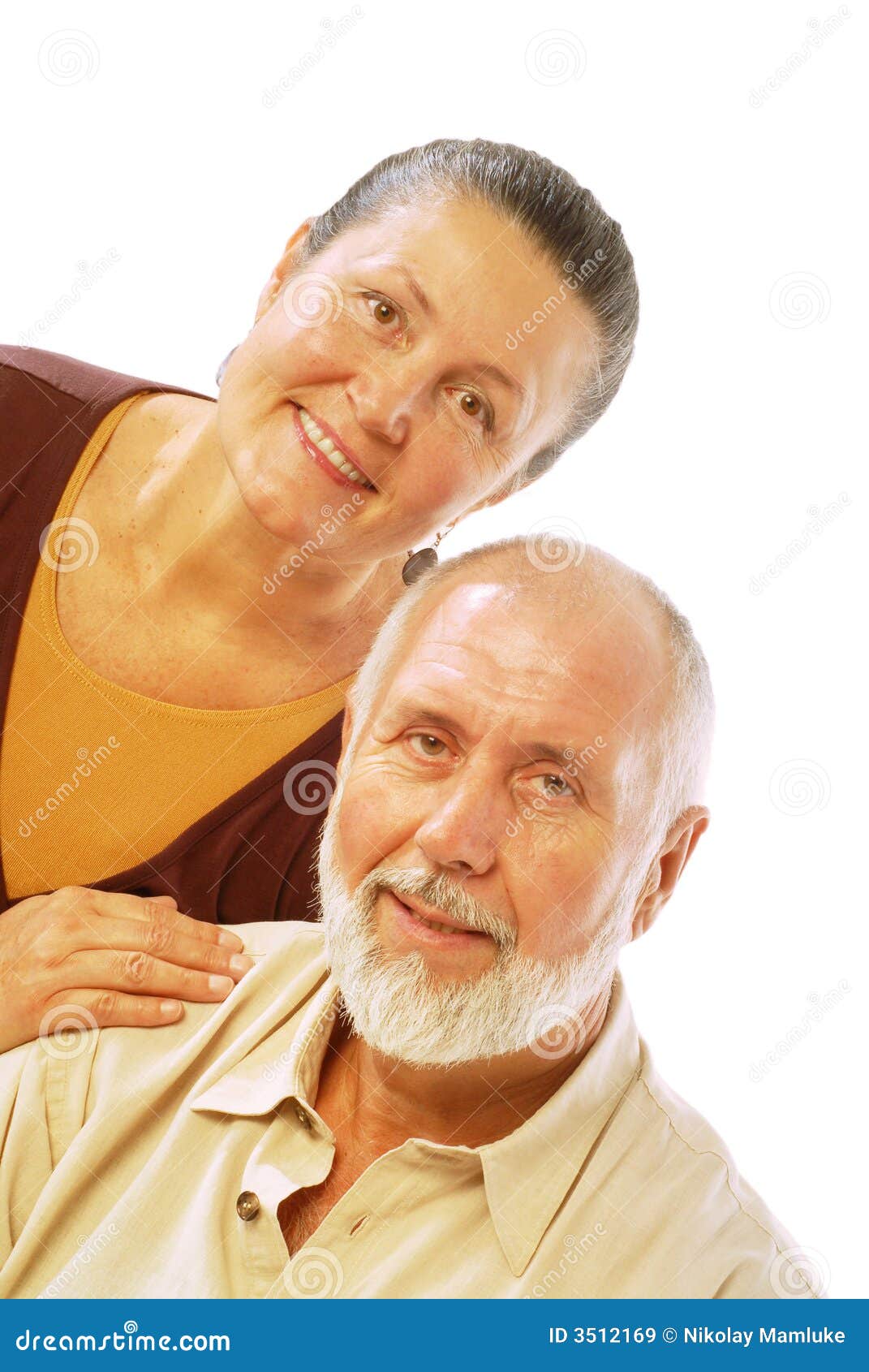 Happy retired couple stock image. Image of head, marriage - 3512169