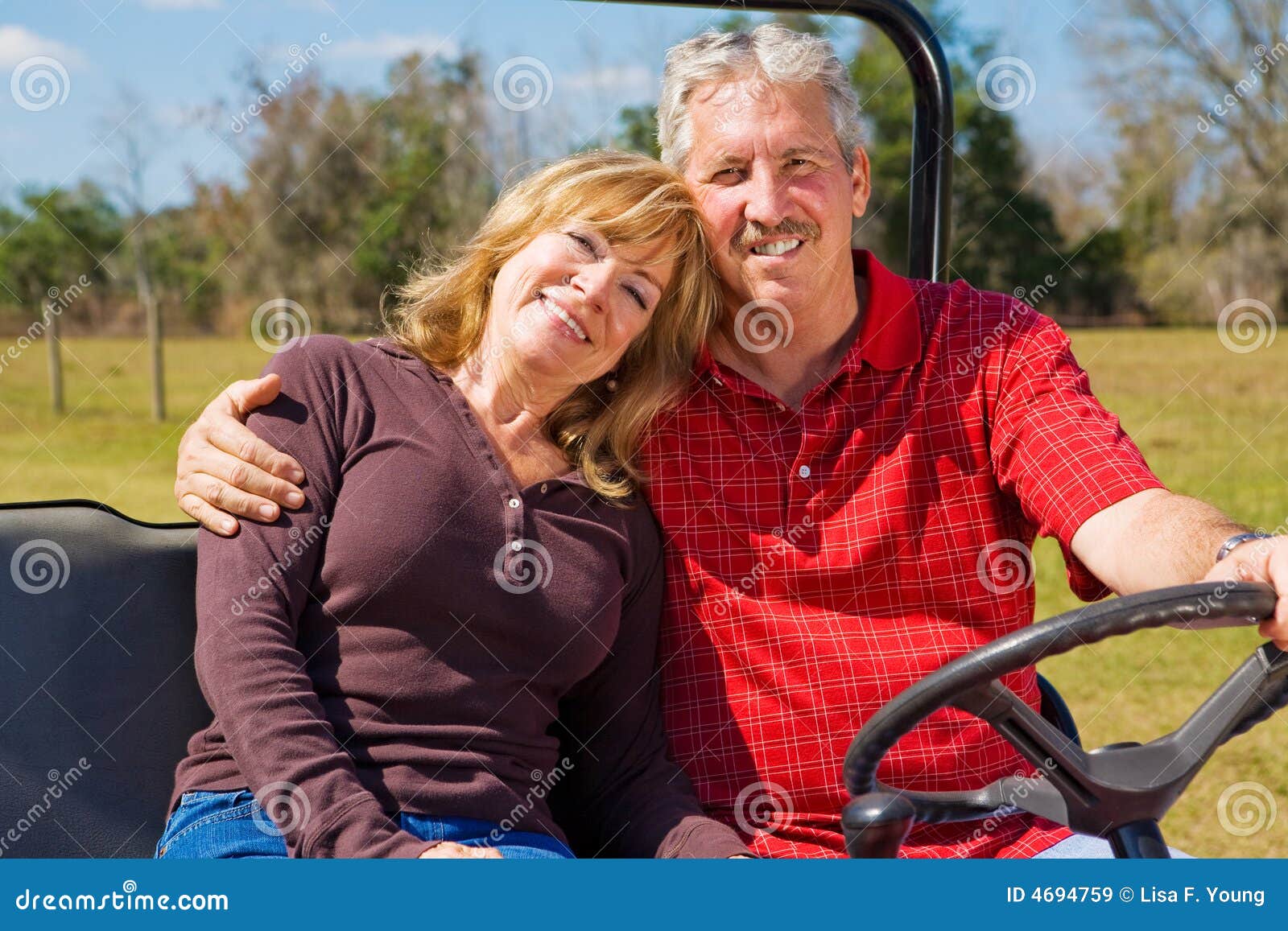 Happy Retired Couple stock image. Image of hair, blond - 4694759