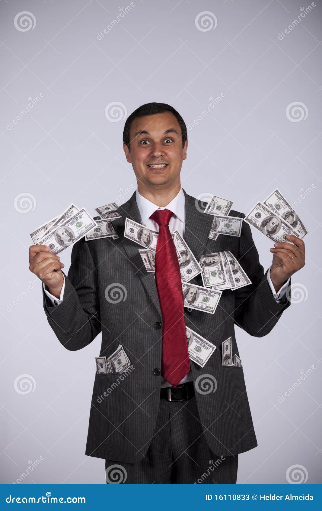Happy rich businessman stock image. Image of happy, finance - 16110833