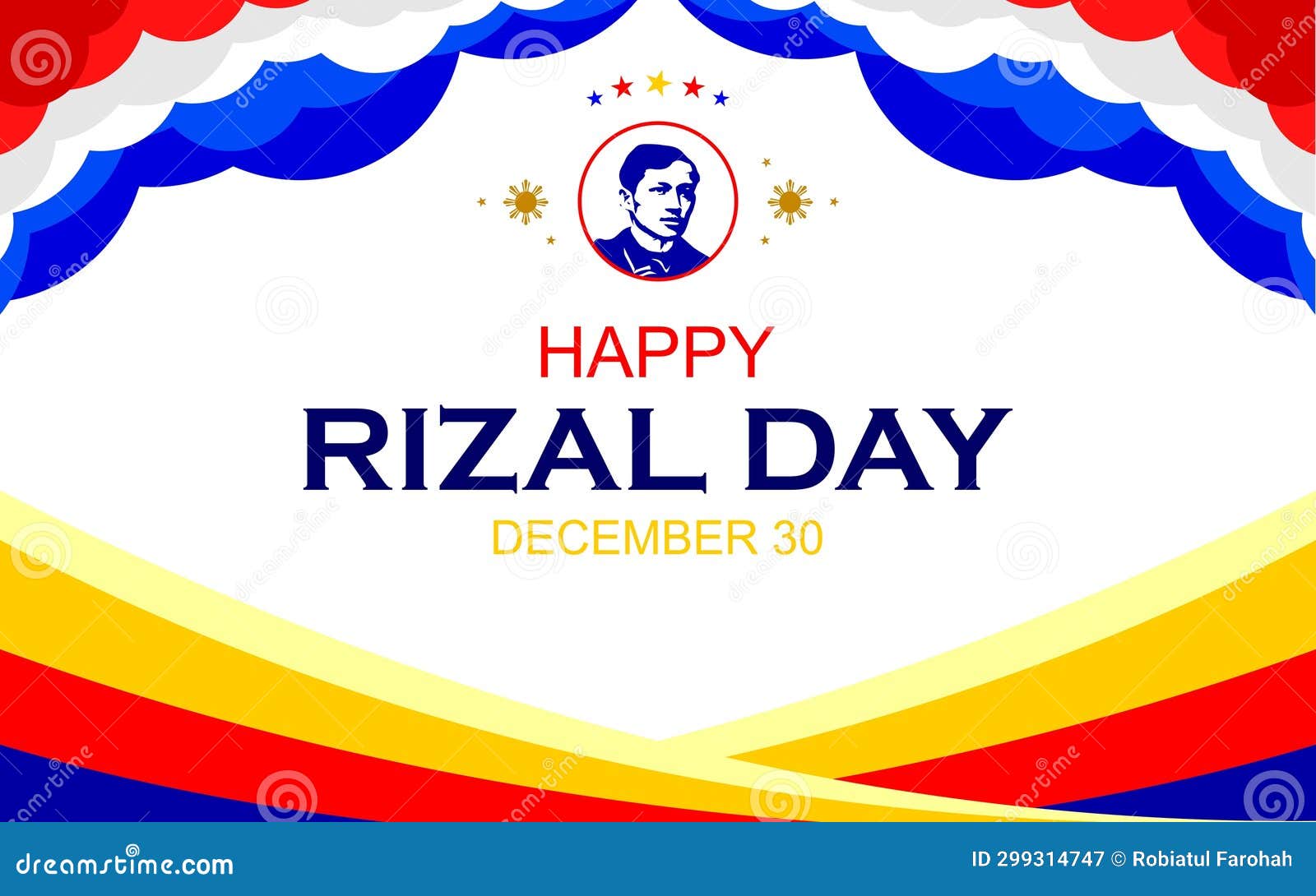 Happy Rizal Day Greeting Card Stock Vector - Illustration of abstract ... Happy Rizal Day Greeting Card Stock Vector - Illustration of abstract ...