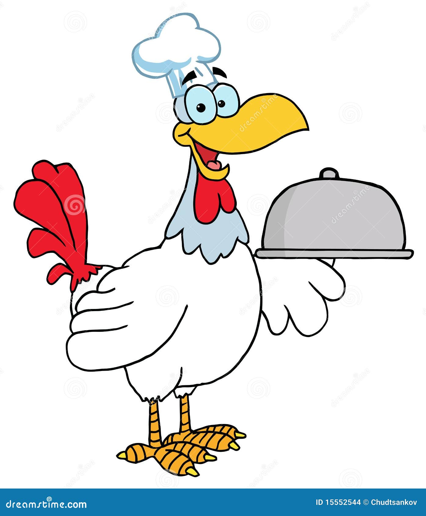 Happy rooster chef stock vector. Illustration of vector - 15552544
