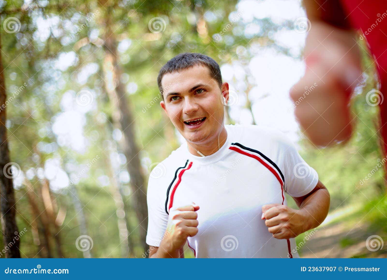 Happy run stock image. Image of moving, energetic, jogger - 23637907
