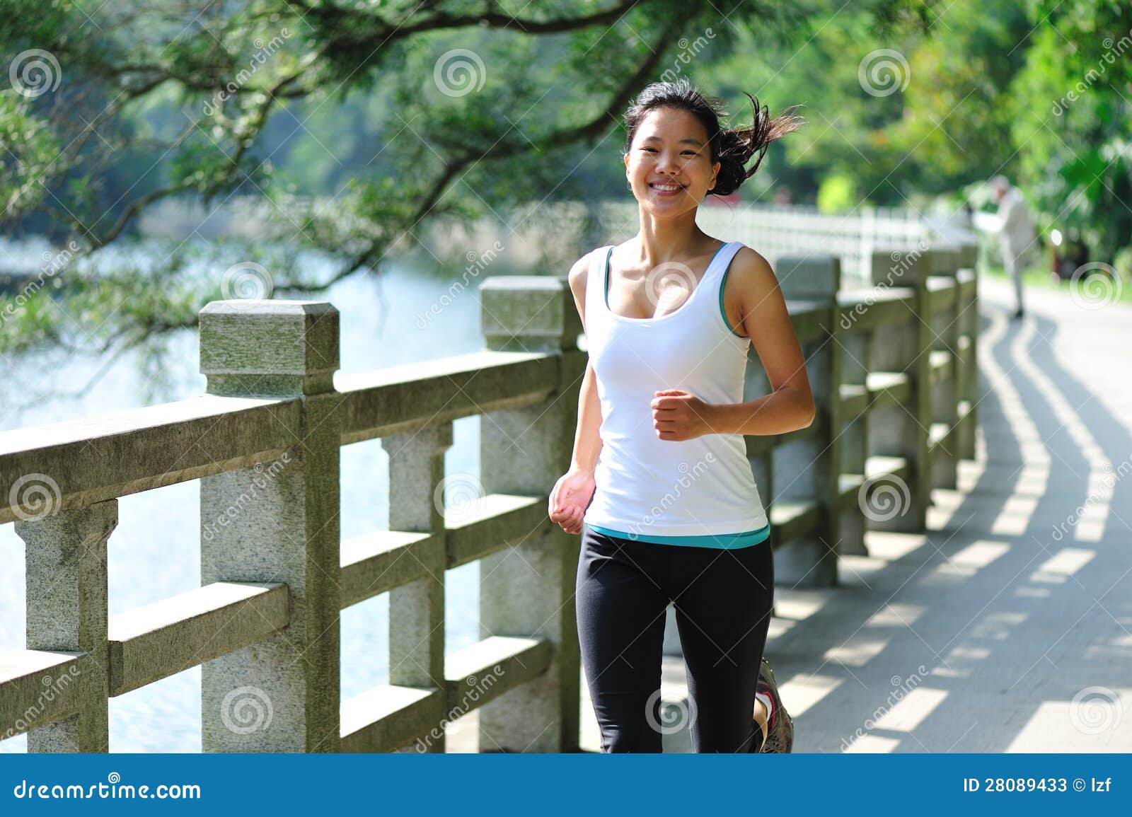 Happy runner stock image. Image of closeup, chinese, fitness - 28089433