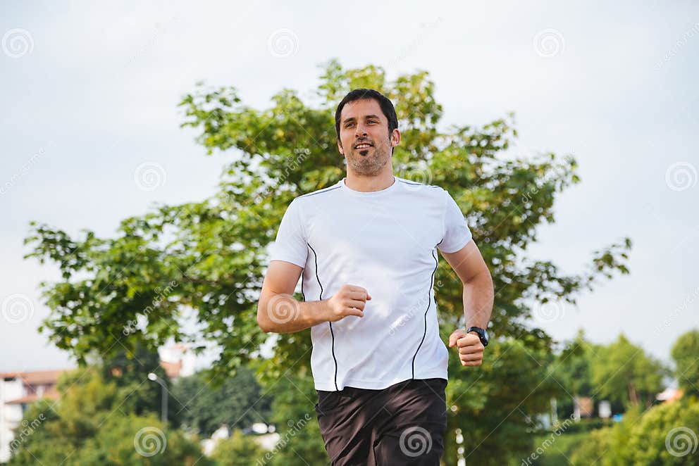 Happy running man stock photo. Image of people, handsome - 56725028