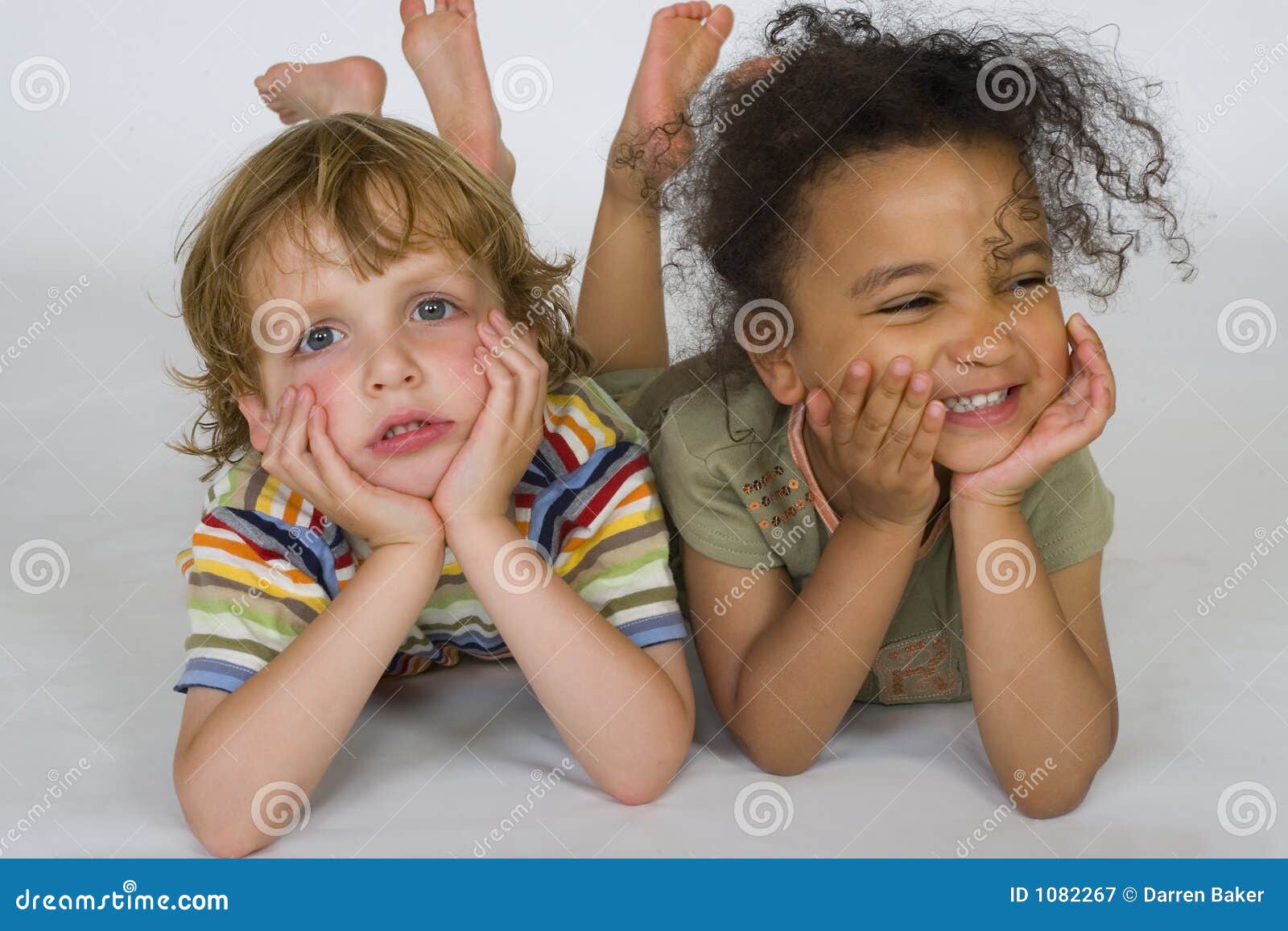 Happy and Sad stock image. Image of blonde, childhood - 1082267