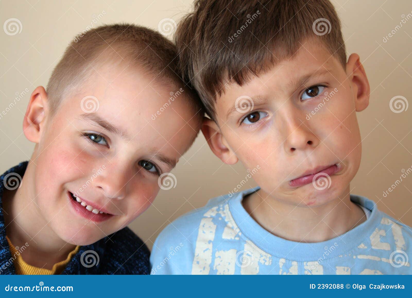 Happy and sad stock photo. Image of kids, happy, gentle - 2392088