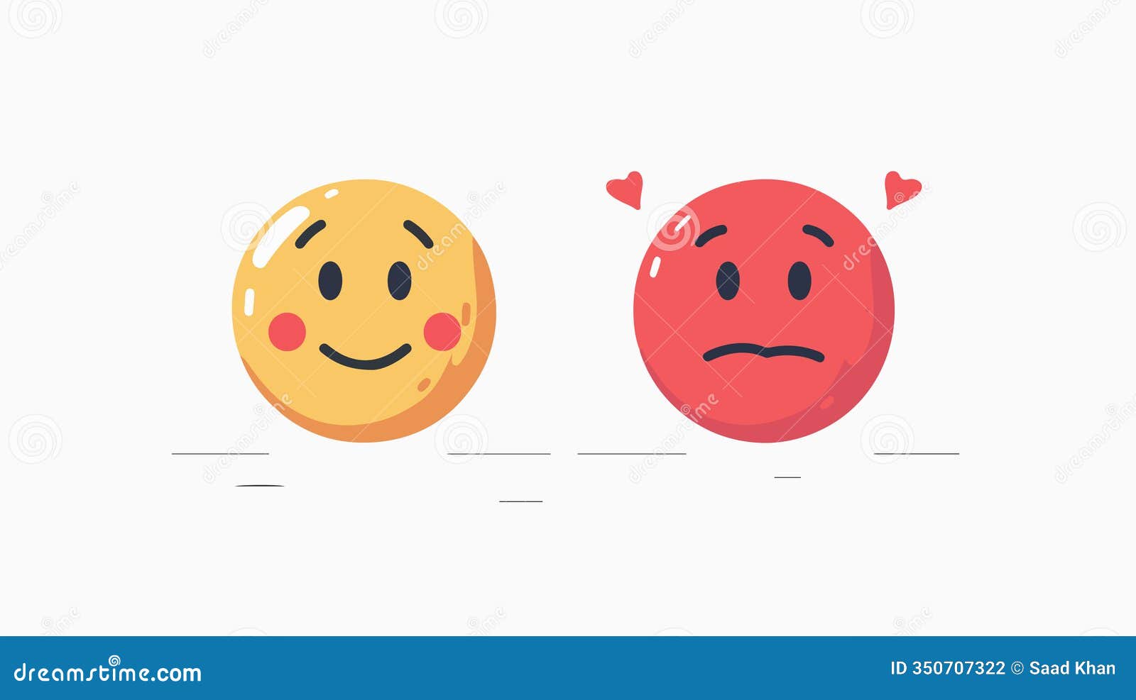 Happy and Sad Smiley: Explore Human Emotions with Expressive Face Image ...