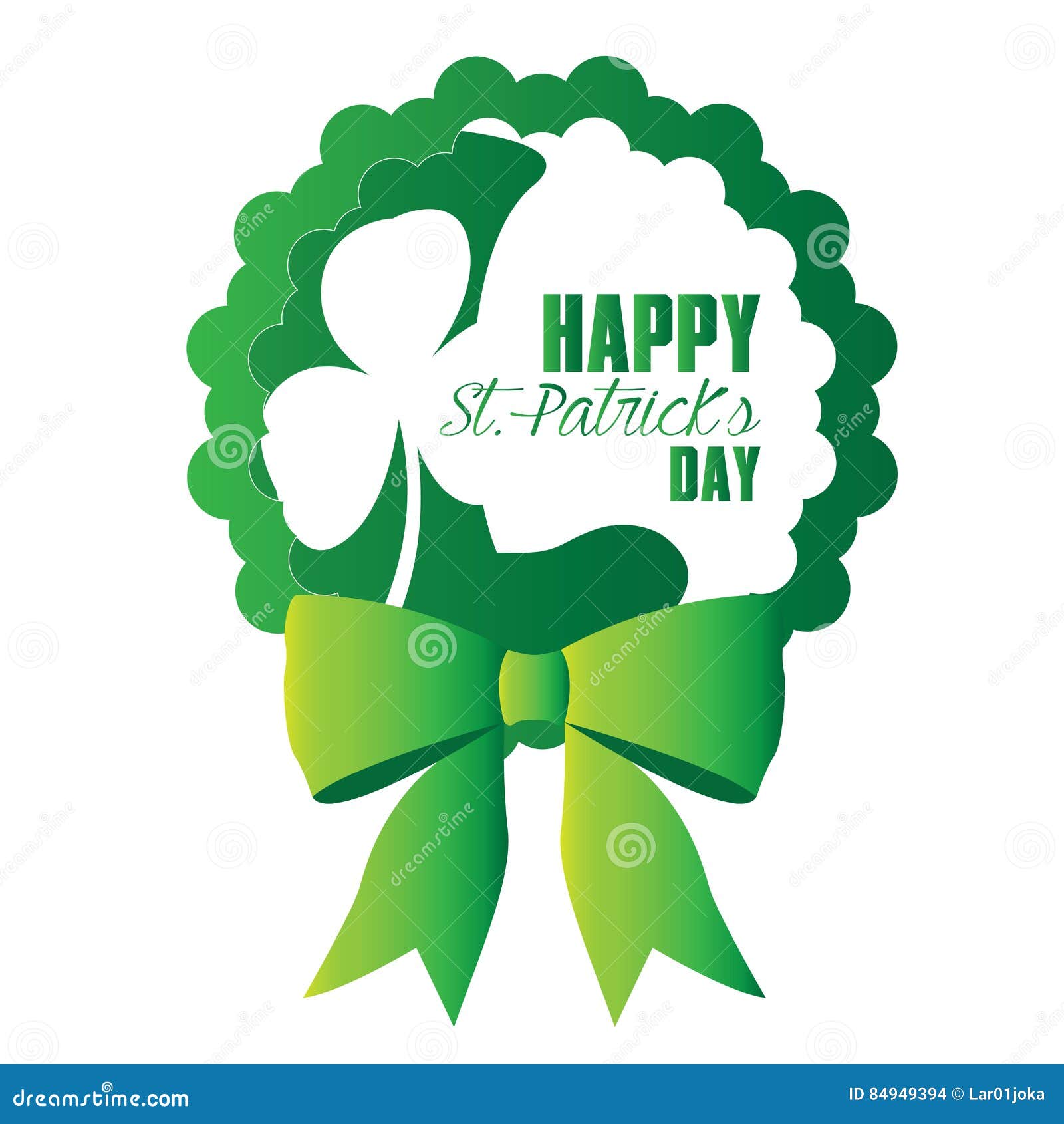 Happy Saint Patrick Day Stock Vector Illustration Of Text 84949394