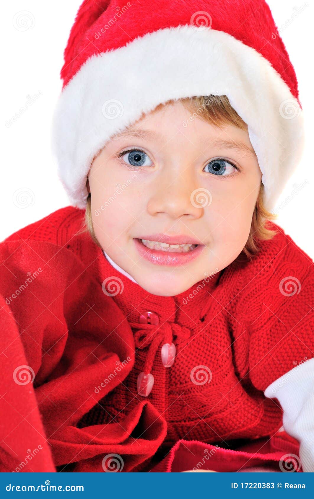 Happy santa helper stock image. Image of cards, isolated - 17220383