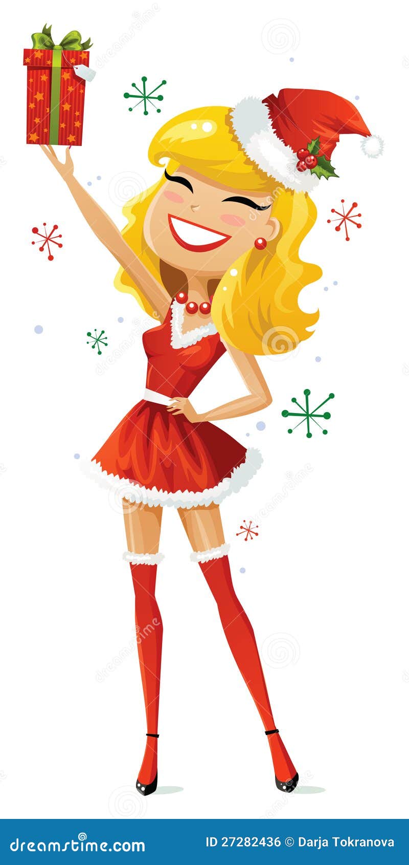 Happy Santa Helper stock vector. Illustration of happy - 27282436