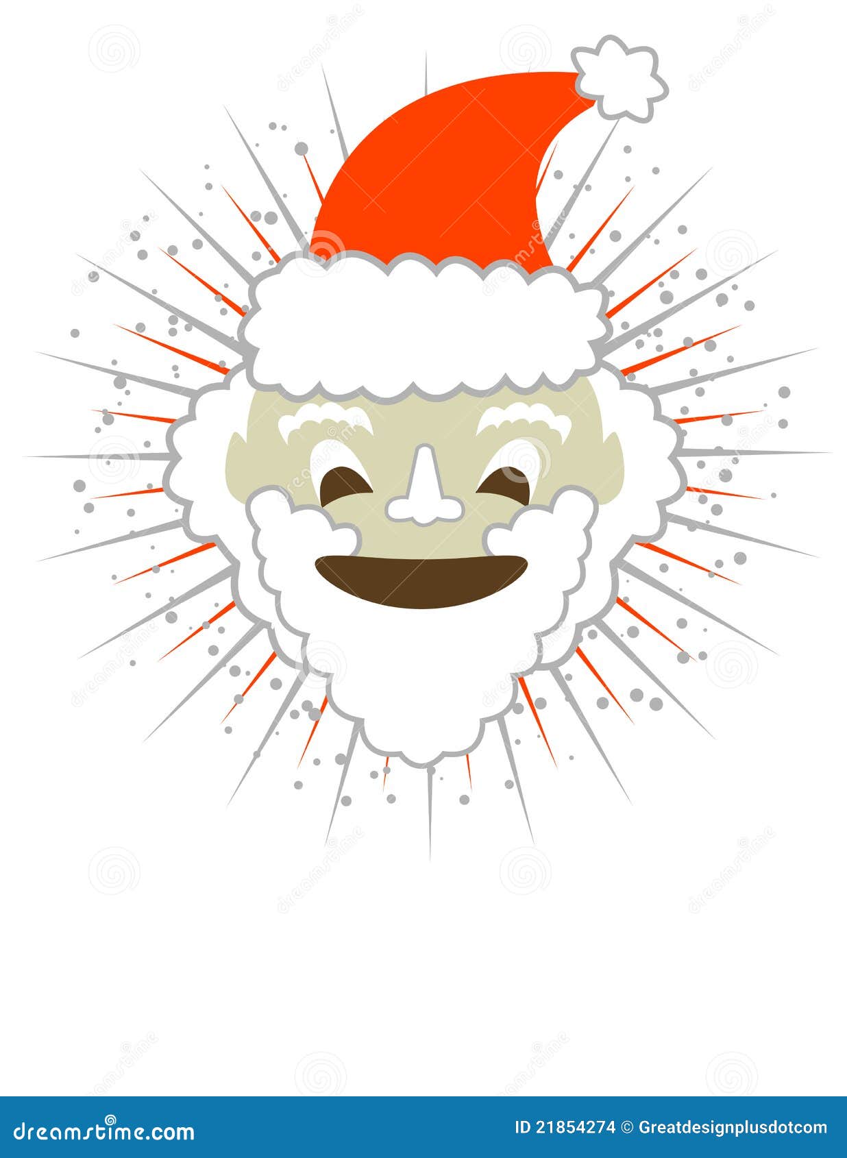Happy Santa! Vector / Eps8 / Clip Art Stock Illustration - Illustration ...