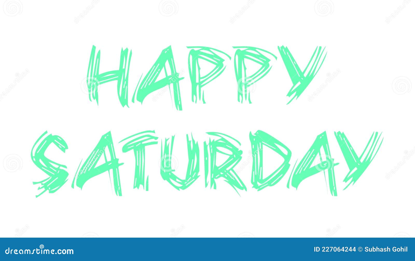 Happy Saturday background stock illustration. Illustration of line ...