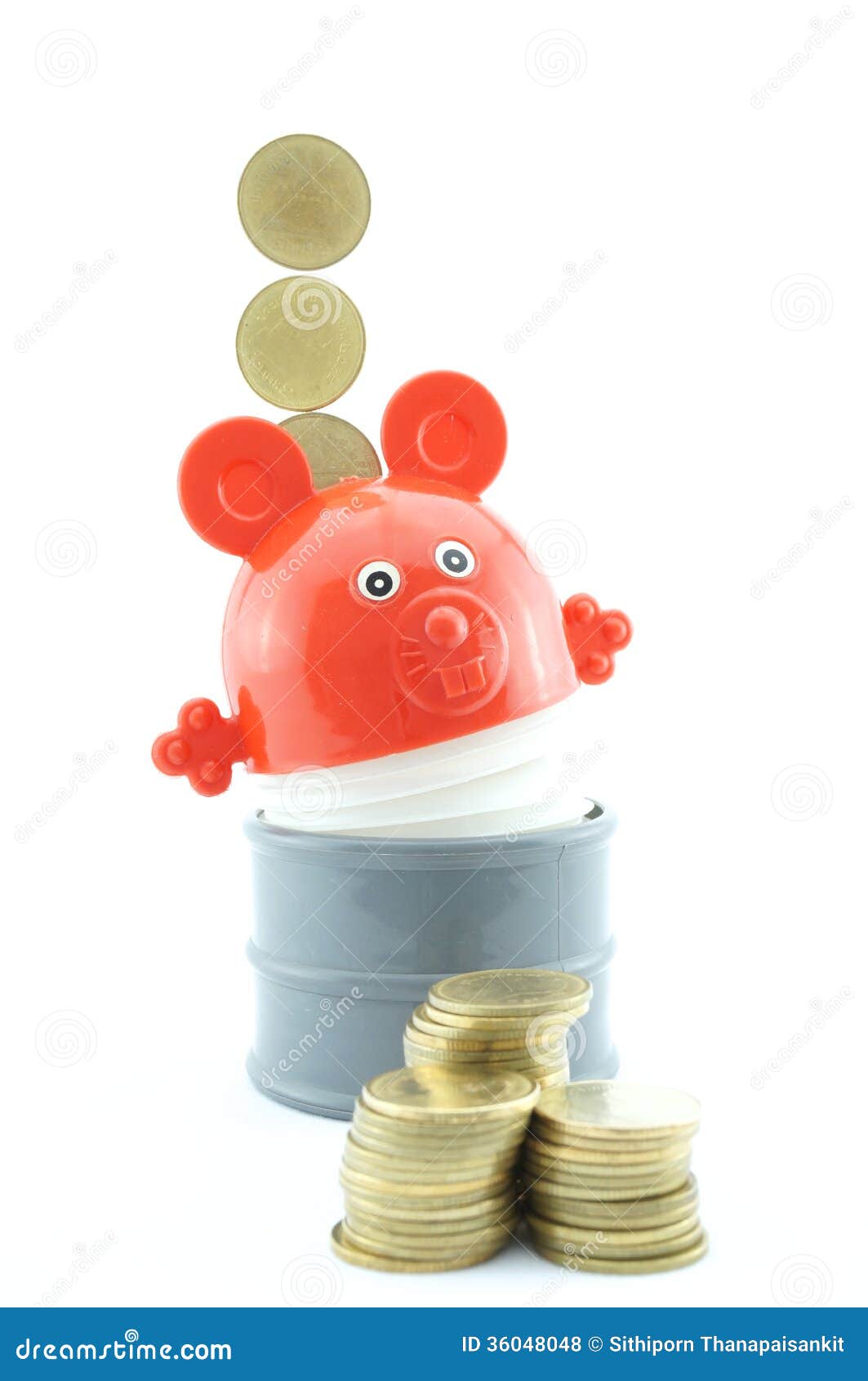 Happy saving bank stock photo. Image of deposit, money - 36048048