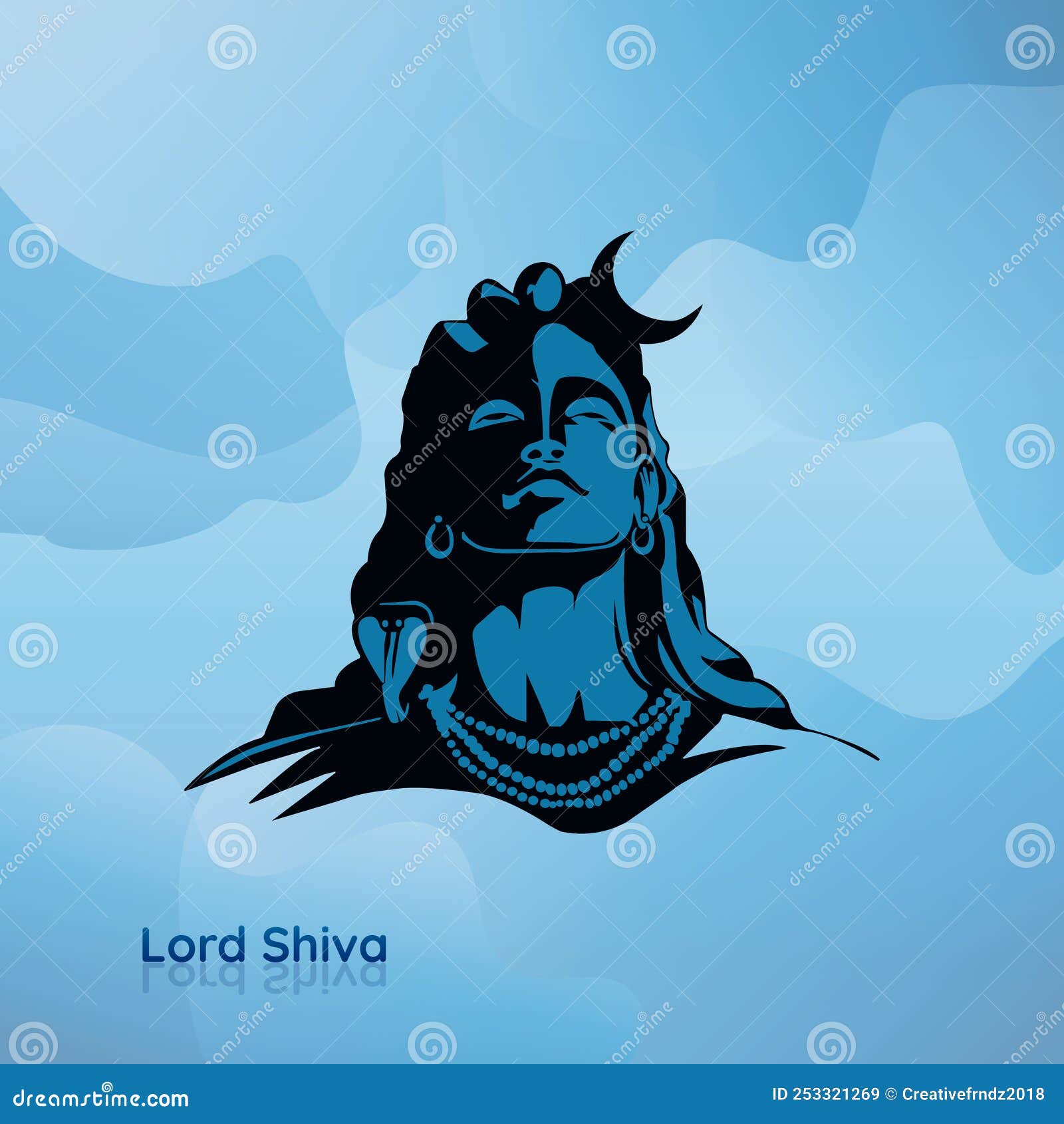 Happy Sawan Somvar Greeting Card Stock Vector - Illustration of vector ...