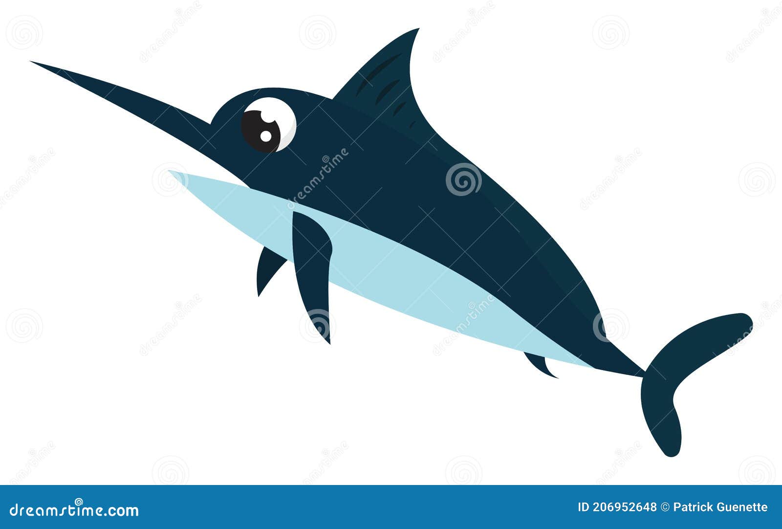 Vector Sawfish Sticker | CartoonDealer.com #80817764