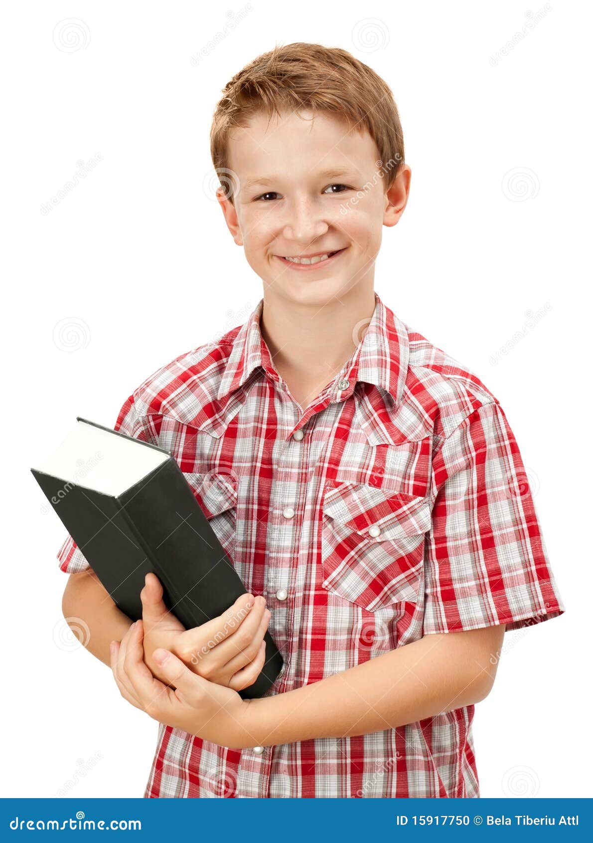 Happy school boy stock photo. Image of portrait, white - 15917750