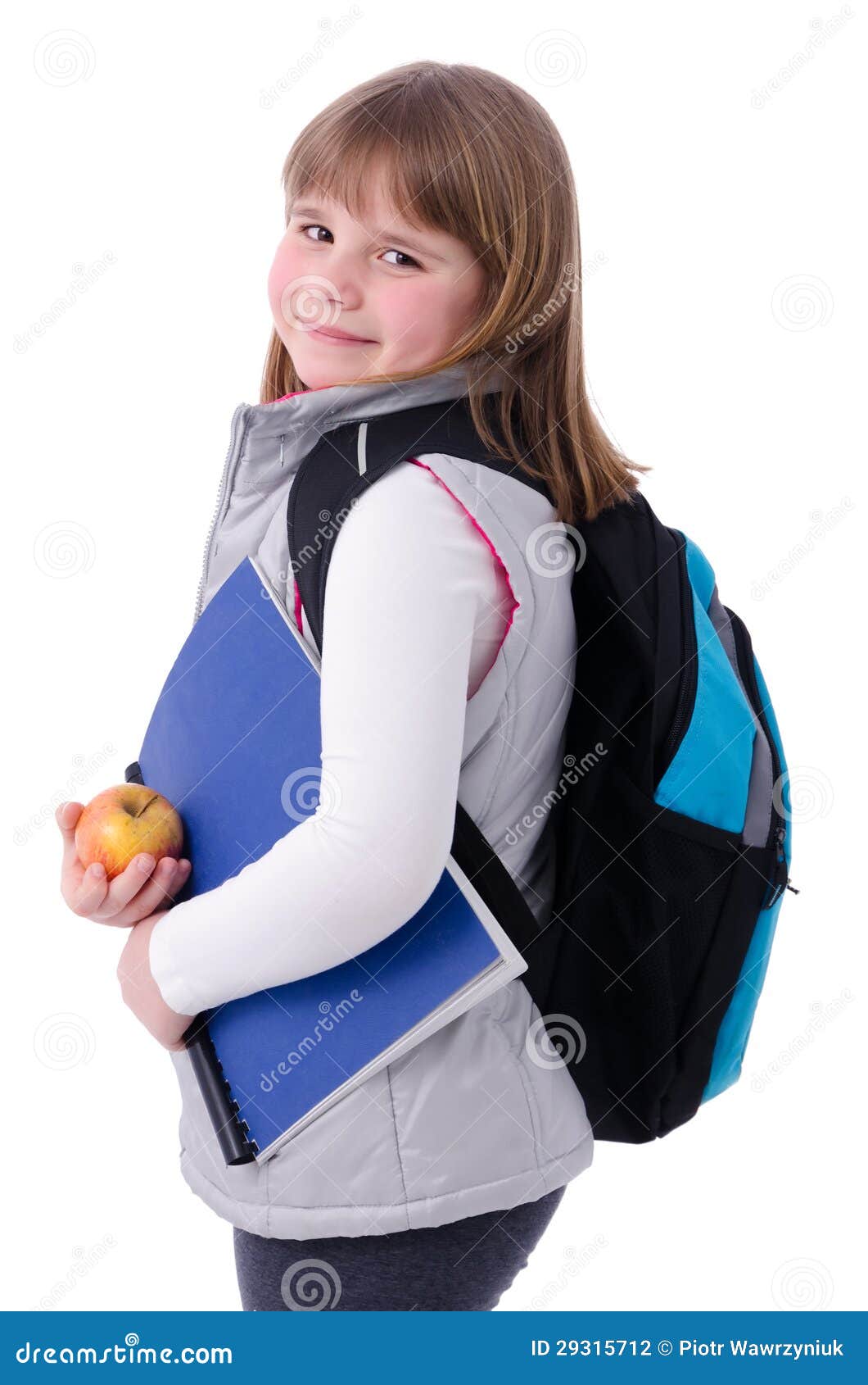 Happy school girl stock photo. Image of conceptual, person - 29315712