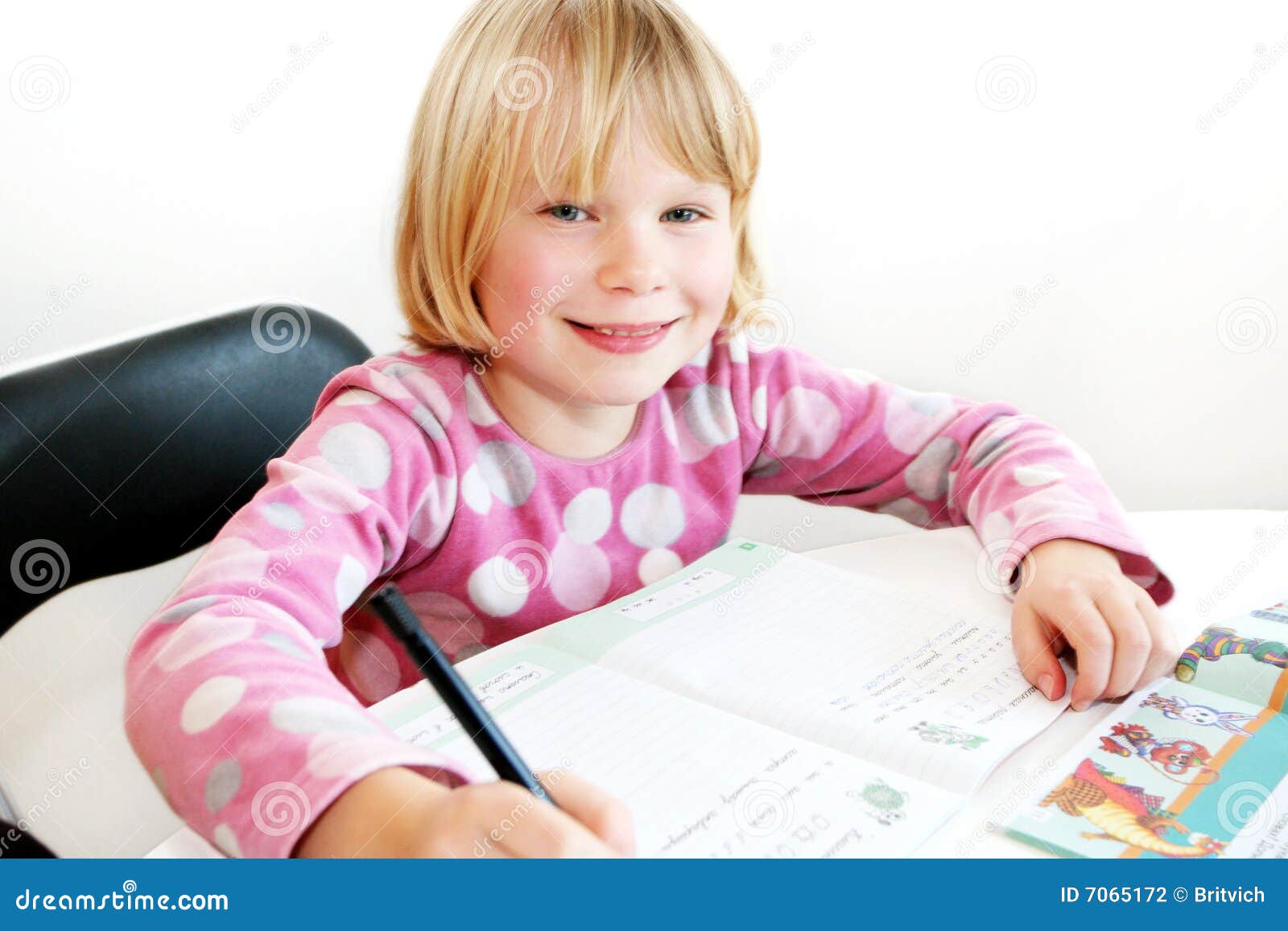 Happy School Girl Stock Photography - Image: 7065172