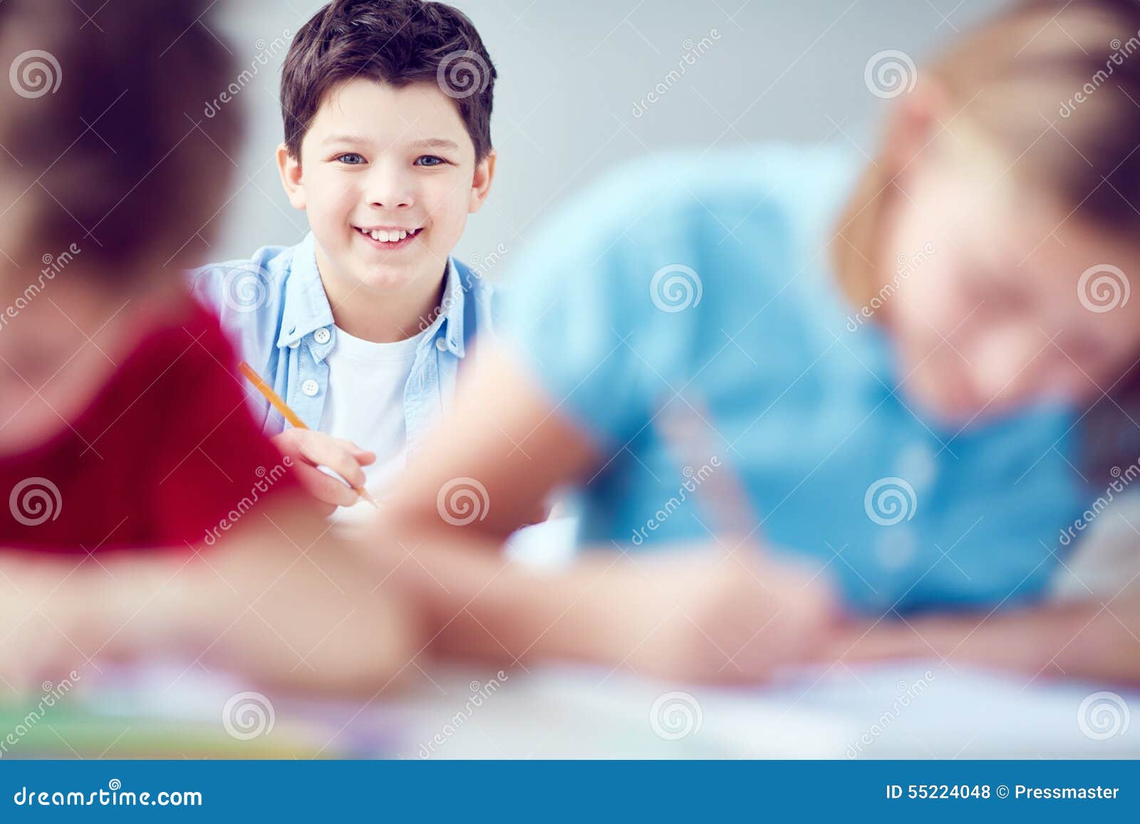 Happy schoolboy stock photo. Image of schoolkid, schoolmate - 55224048