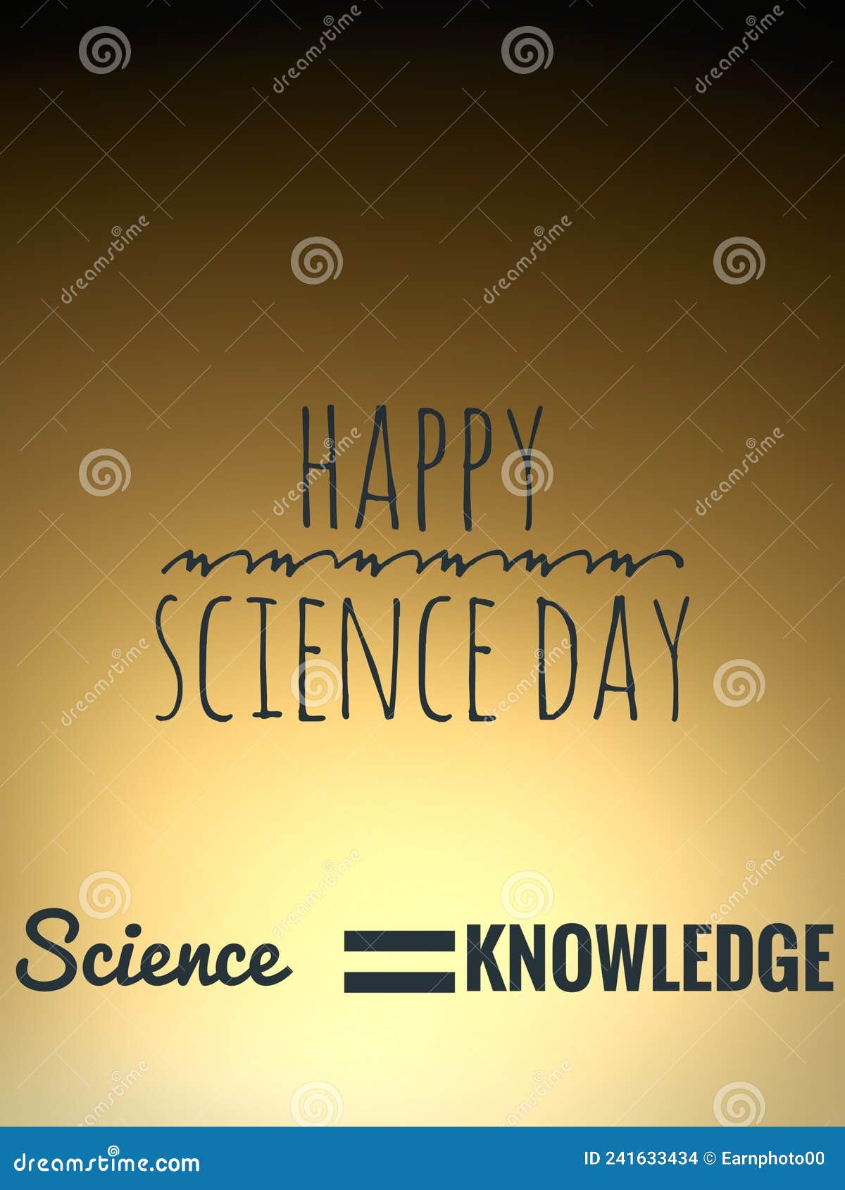 Happy science day image. stock illustration. Illustration of banner ...