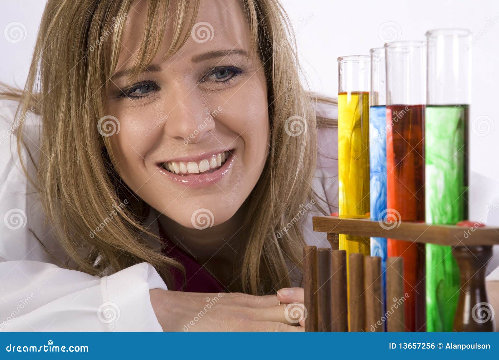 Happy scientist stock photo. Image of hold, standing - 13657256