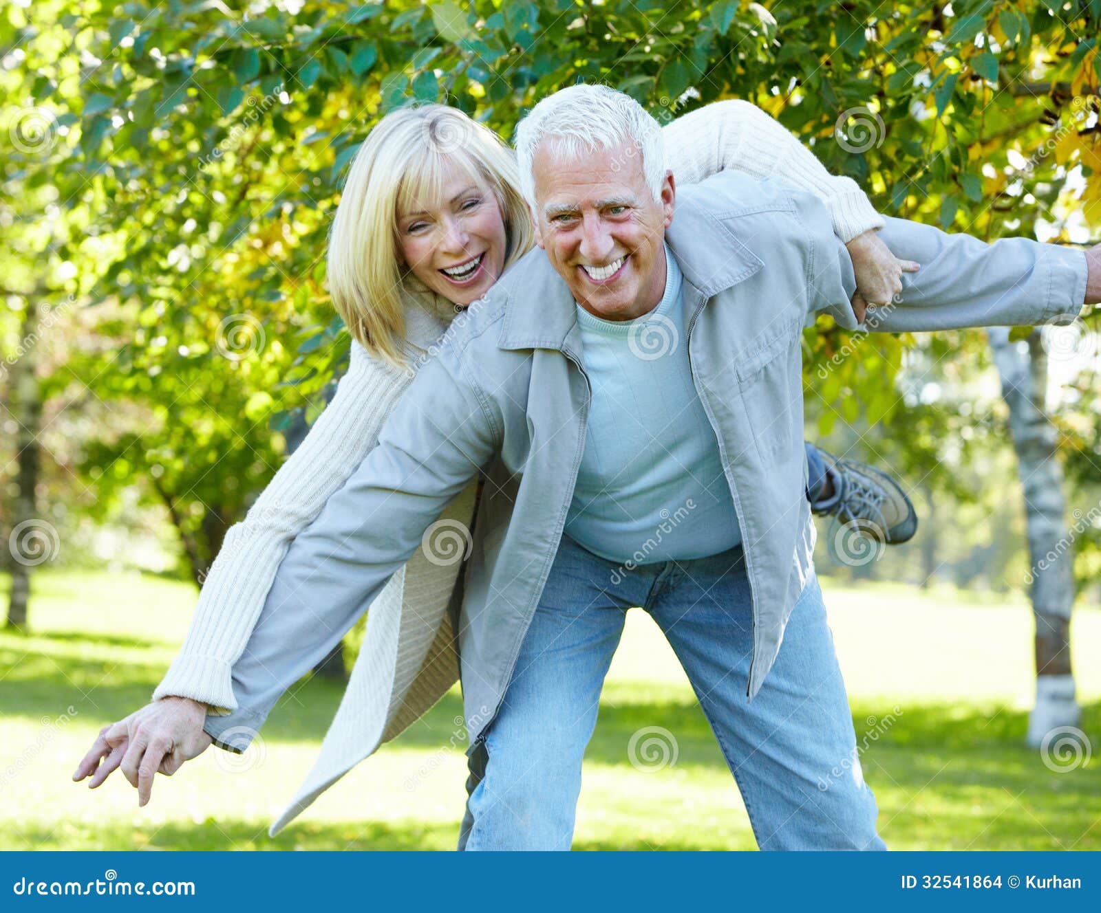 Happy senior couple. stock photo. Image of people, portrait - 32541864
