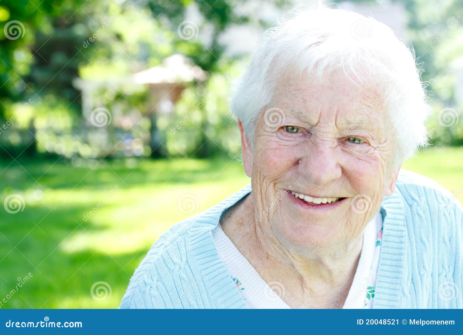 Happy senior lady smiling stock image. Image of close - 20048521