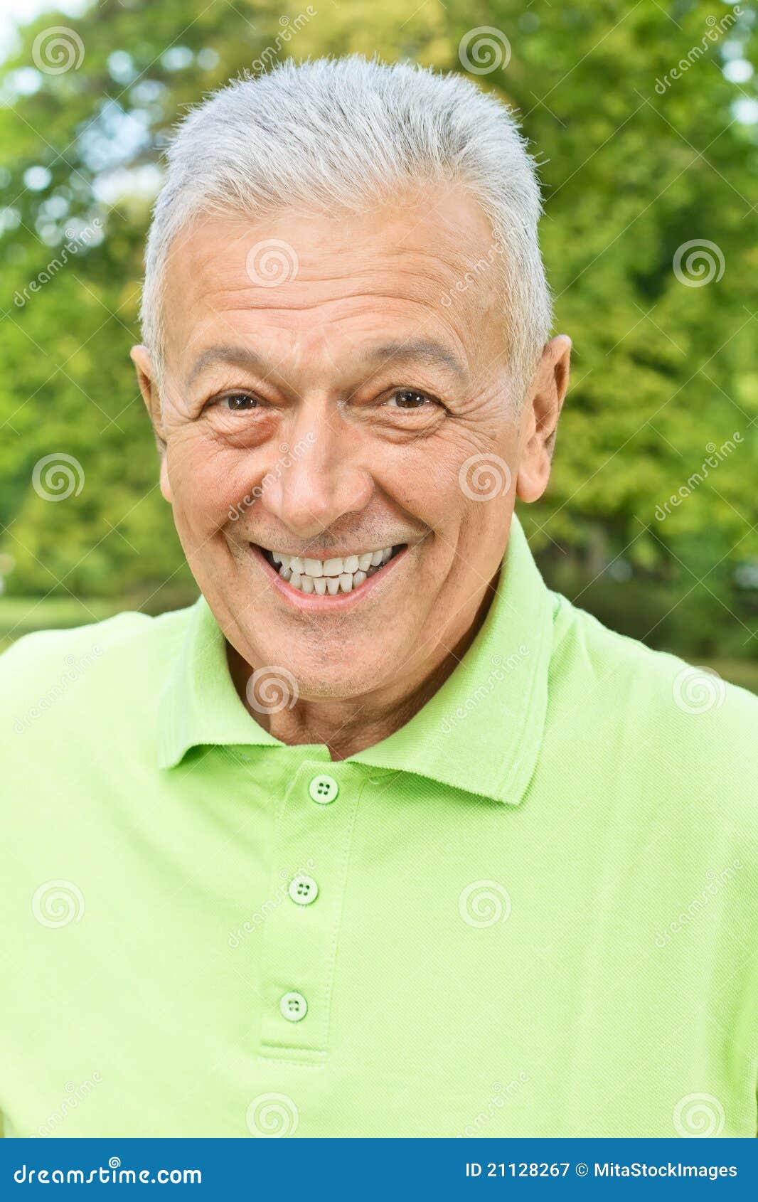 Happy senior man outdoors stock image. Image of outdoors - 21128267