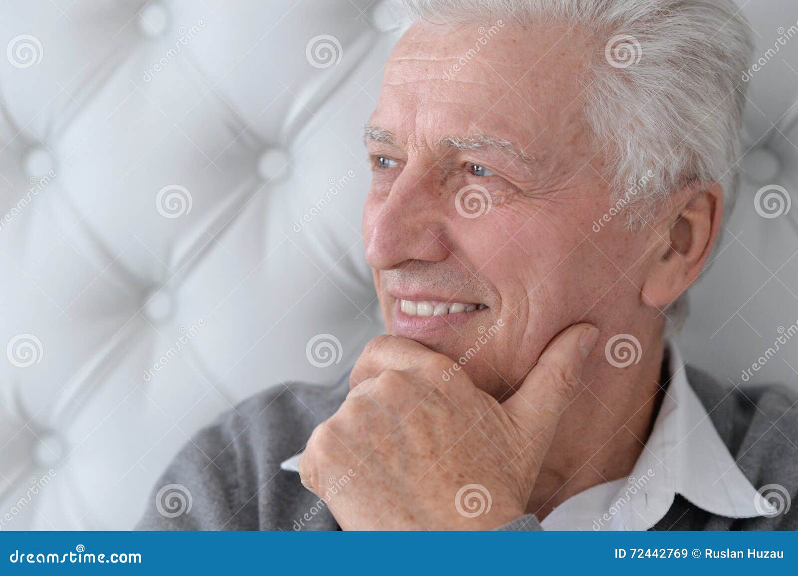 Happy senior man stock image. Image of aged, laughing - 72442769
