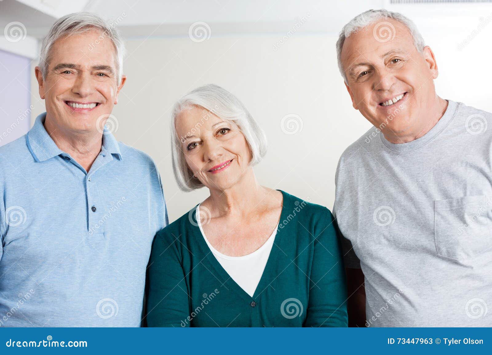 Happy Senior Students in Computer Class Stock Image - Image of people ...