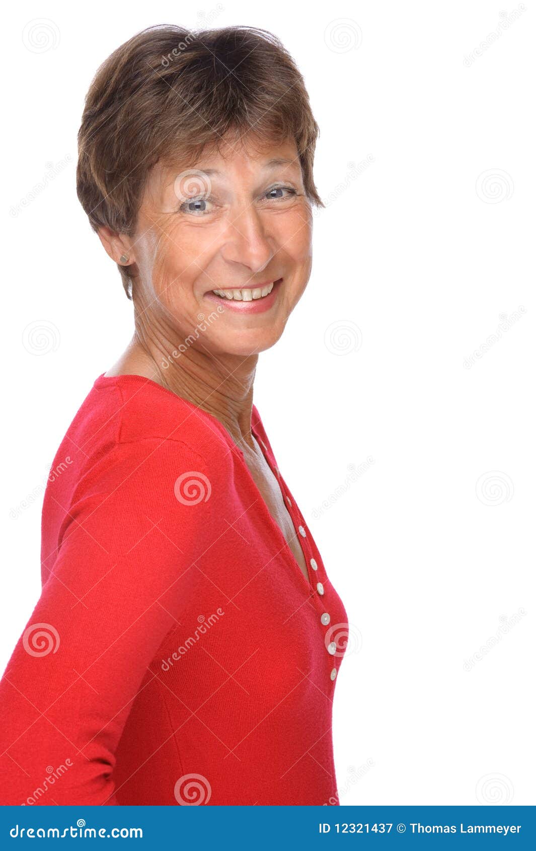 Happy senior woman stock image. Image of expression, close - 12321437
