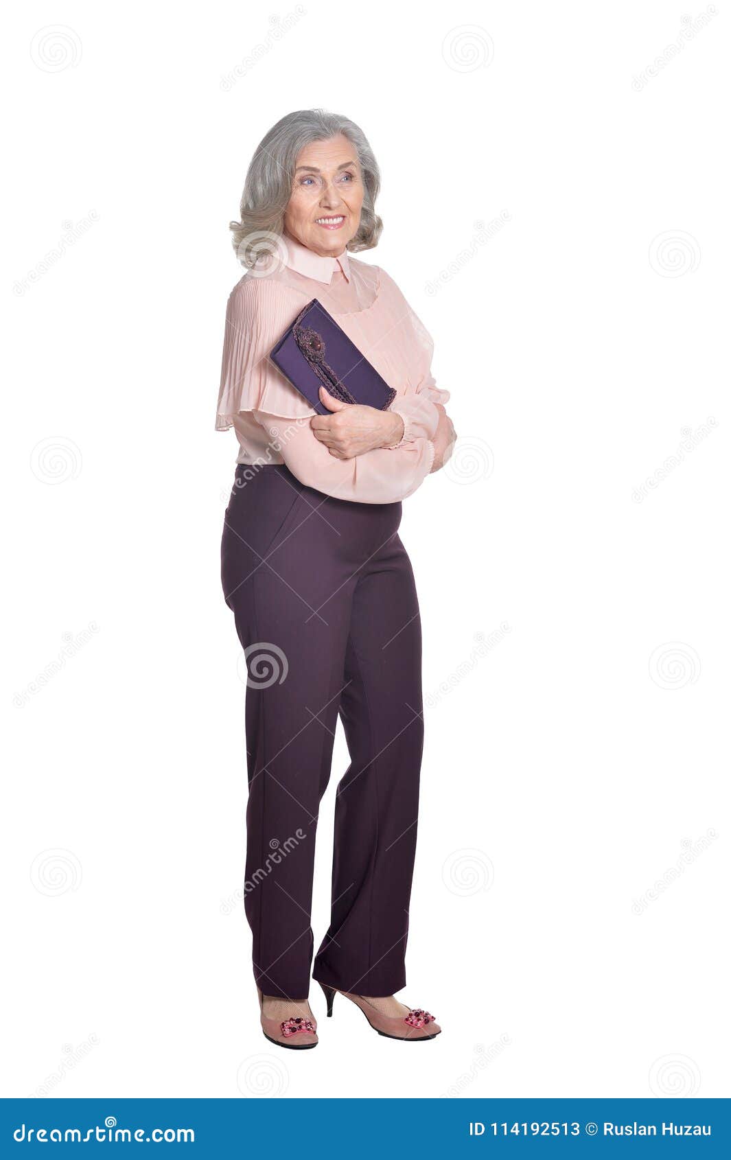 Happy Senior Woman Holding Purse Stock Image - Image of individuality ... Happy Senior Woman Holding Purse Stock Image - Image of individuality ...