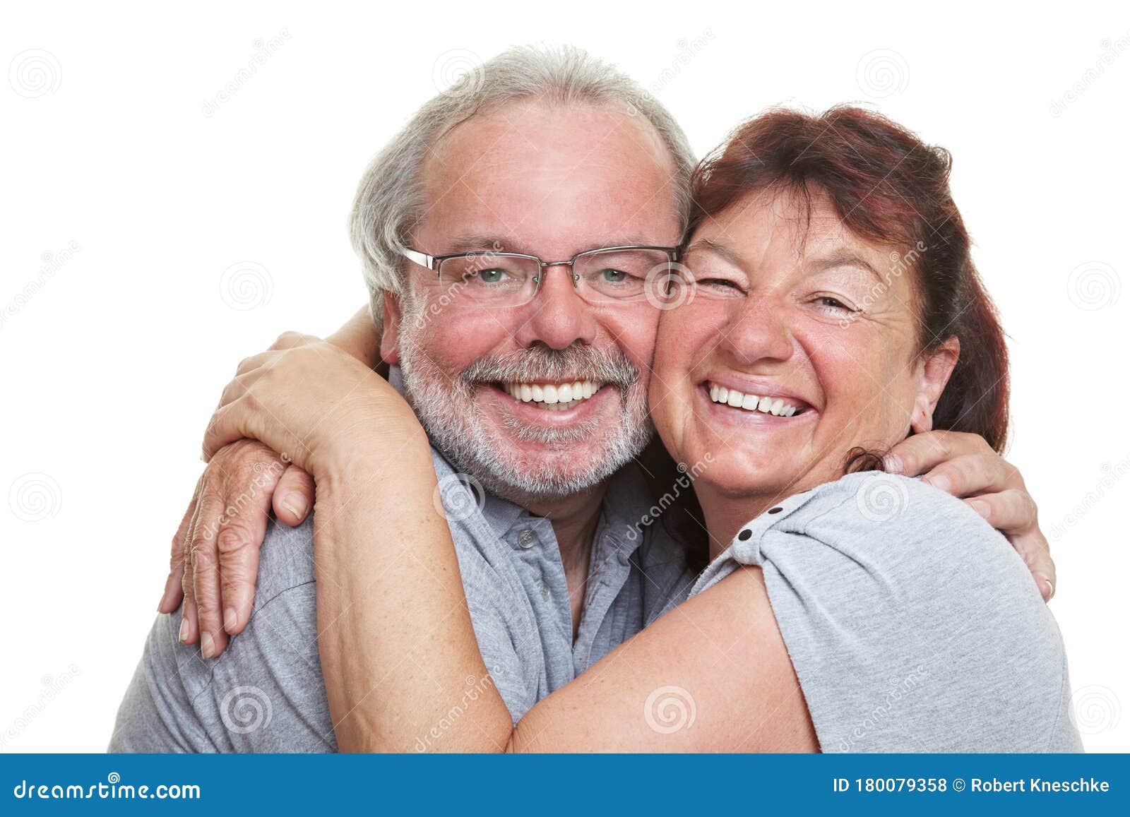 Happy Seniors Hug Each Other Stock Photo - Image of comfortable, love ...