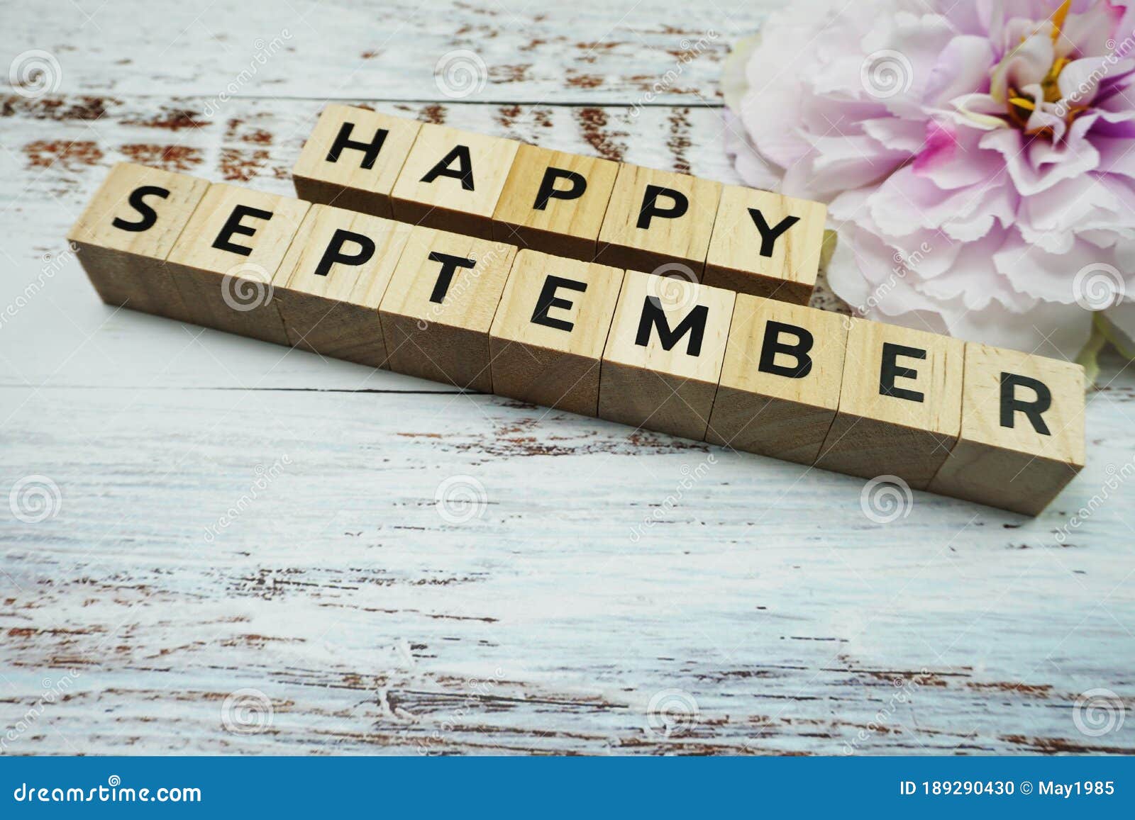 Happy September Alphabet Letters on Wooden Background Stock Photo ...