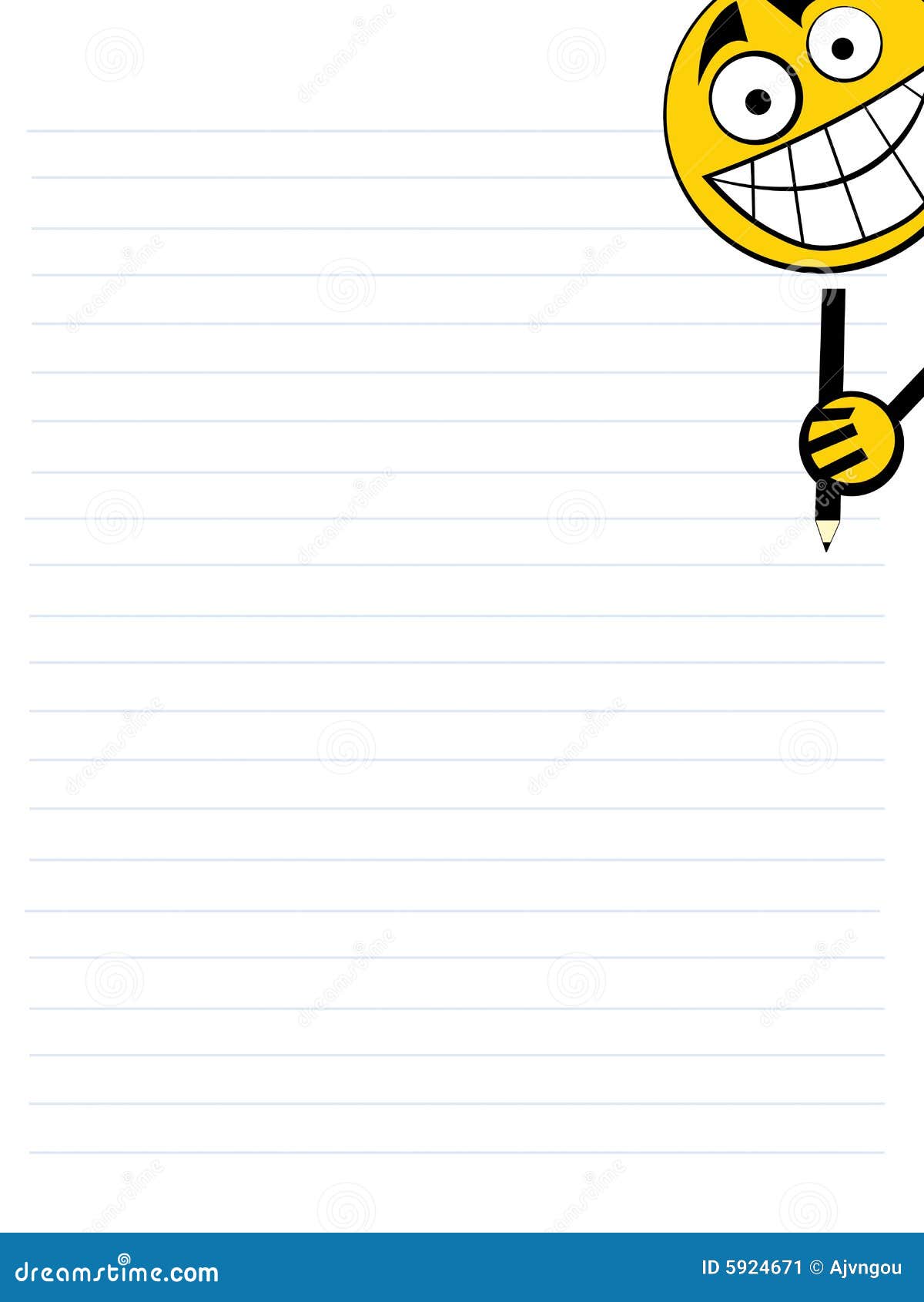 Happy Sheet Picture. Image: 5924671