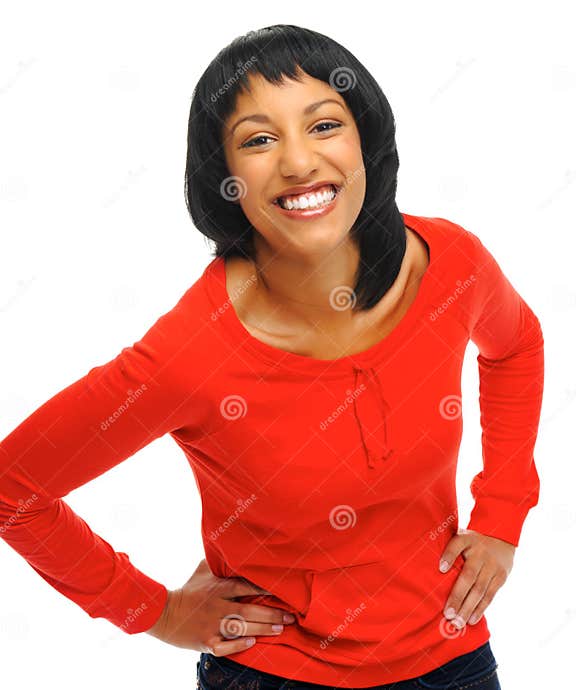 Happy shiny person stock image. Image of mixed, brunette - 21823151