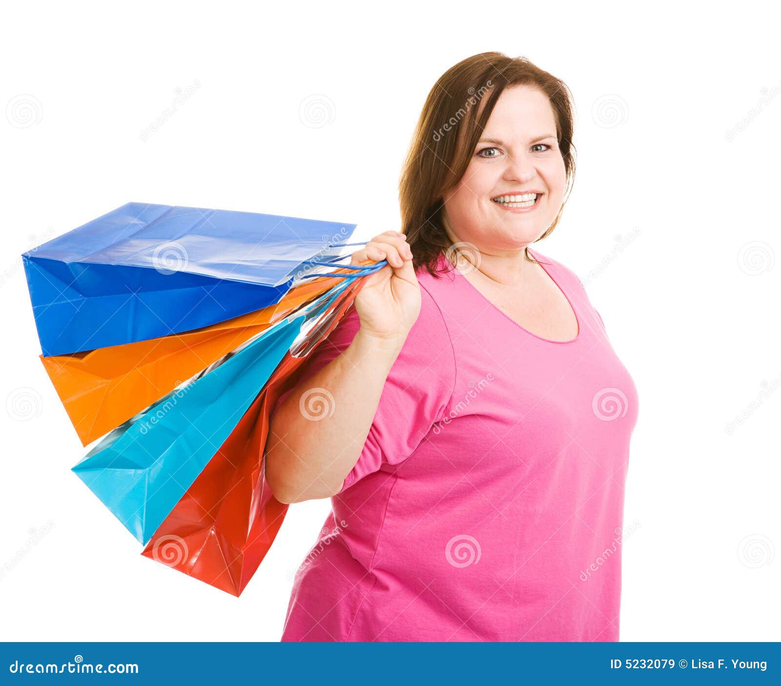 Happy Shopper stock image. Image of consumer, colorful - 5232079