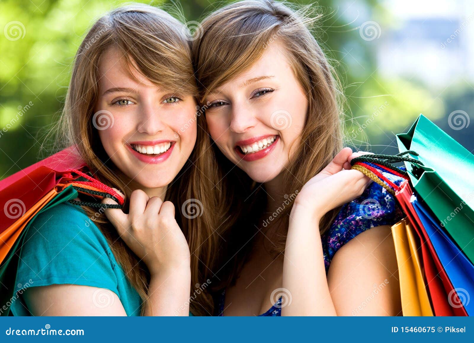 Happy shoppers stock image. Image of happy, enjoying - 15460675